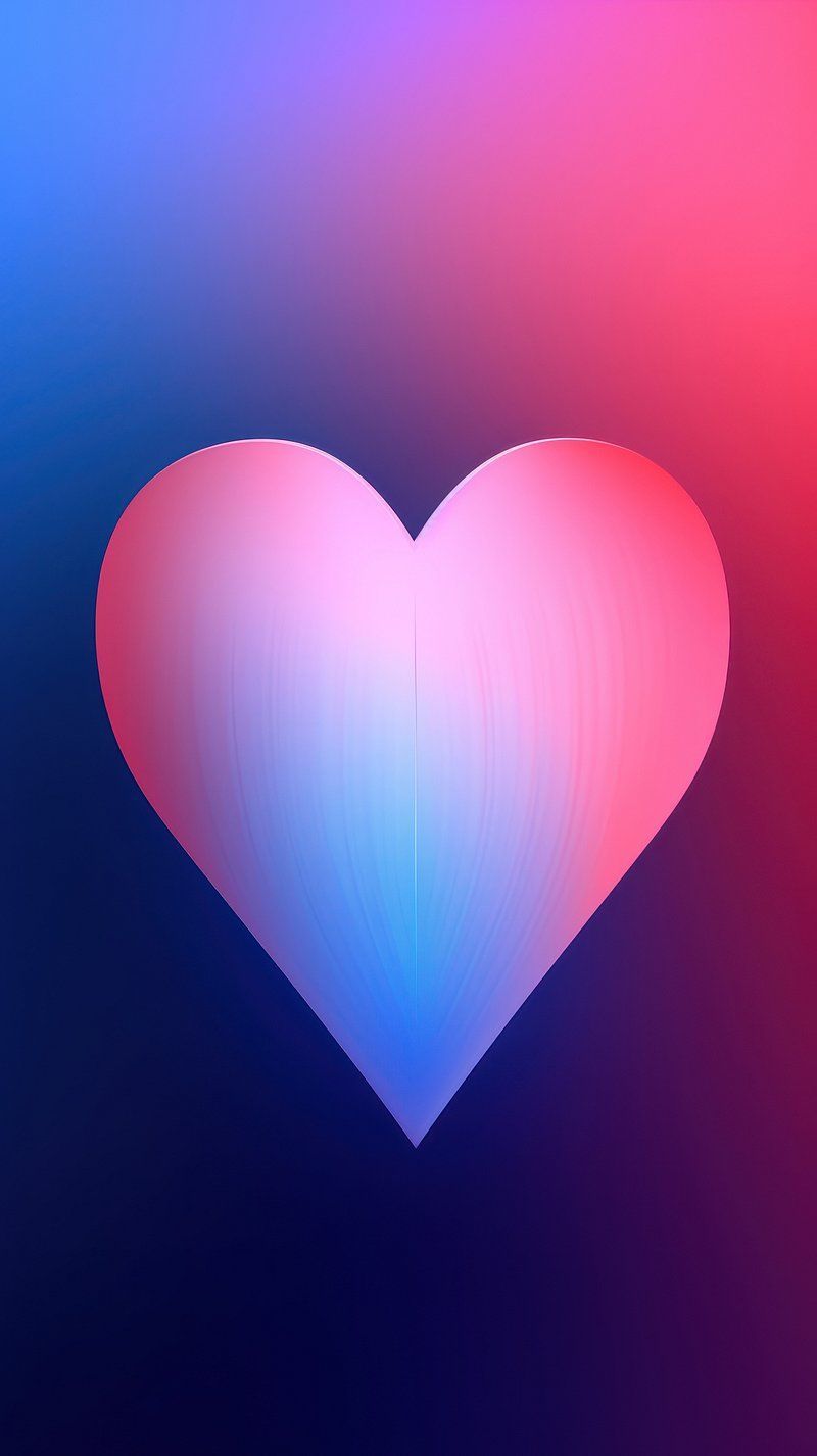 Gradient Heart Wallpapers - Top Free Gradient Heart Backgrounds ...