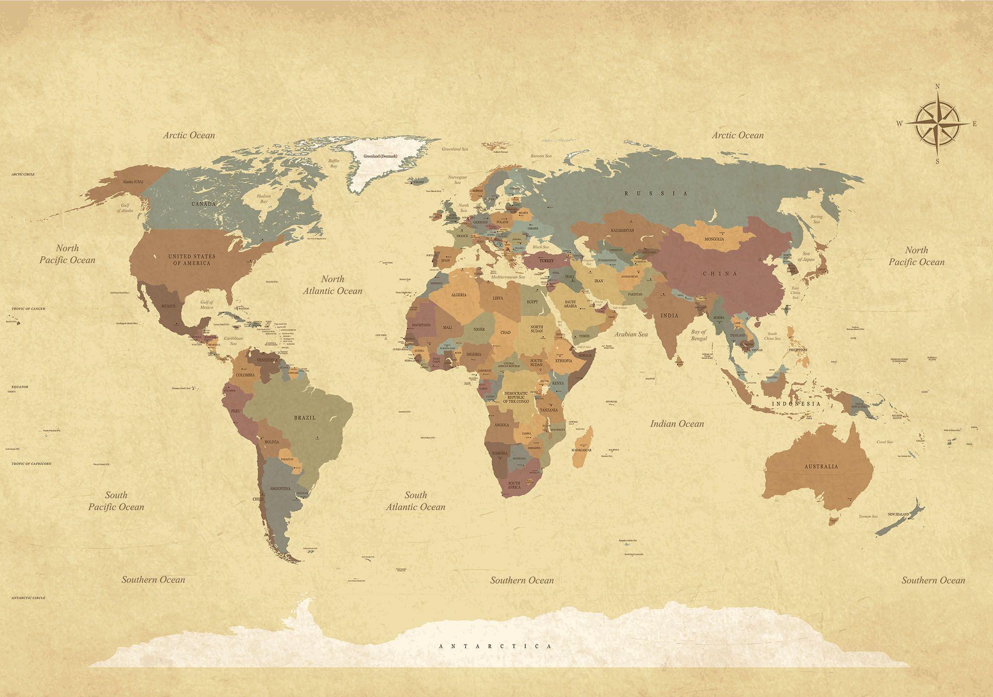 Vintage Map Wallpapers - Top Free Vintage Map Backgrounds - WallpaperAccess