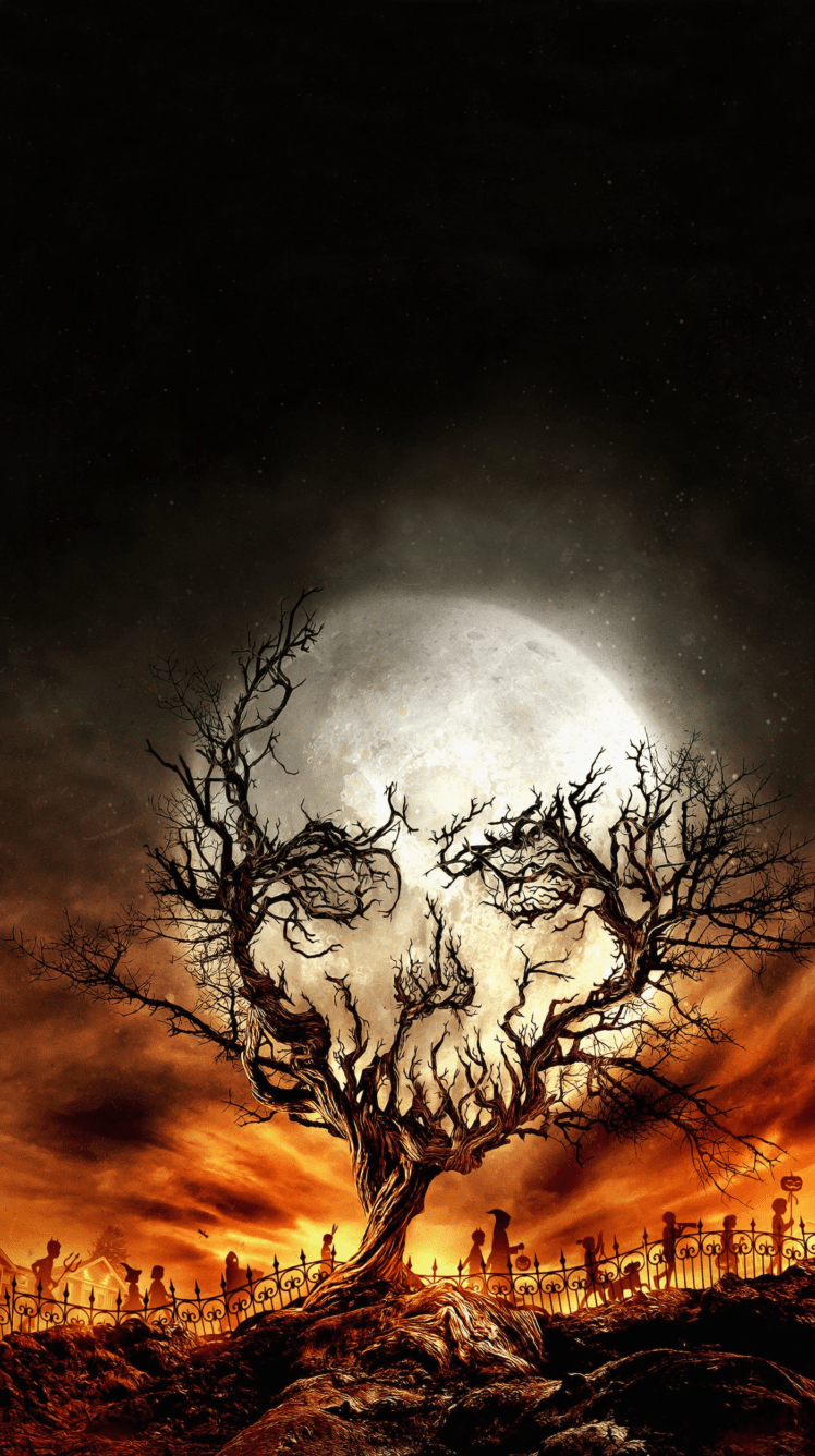 Halloween Sky Wallpapers - Top Free Halloween Sky Backgrounds ...