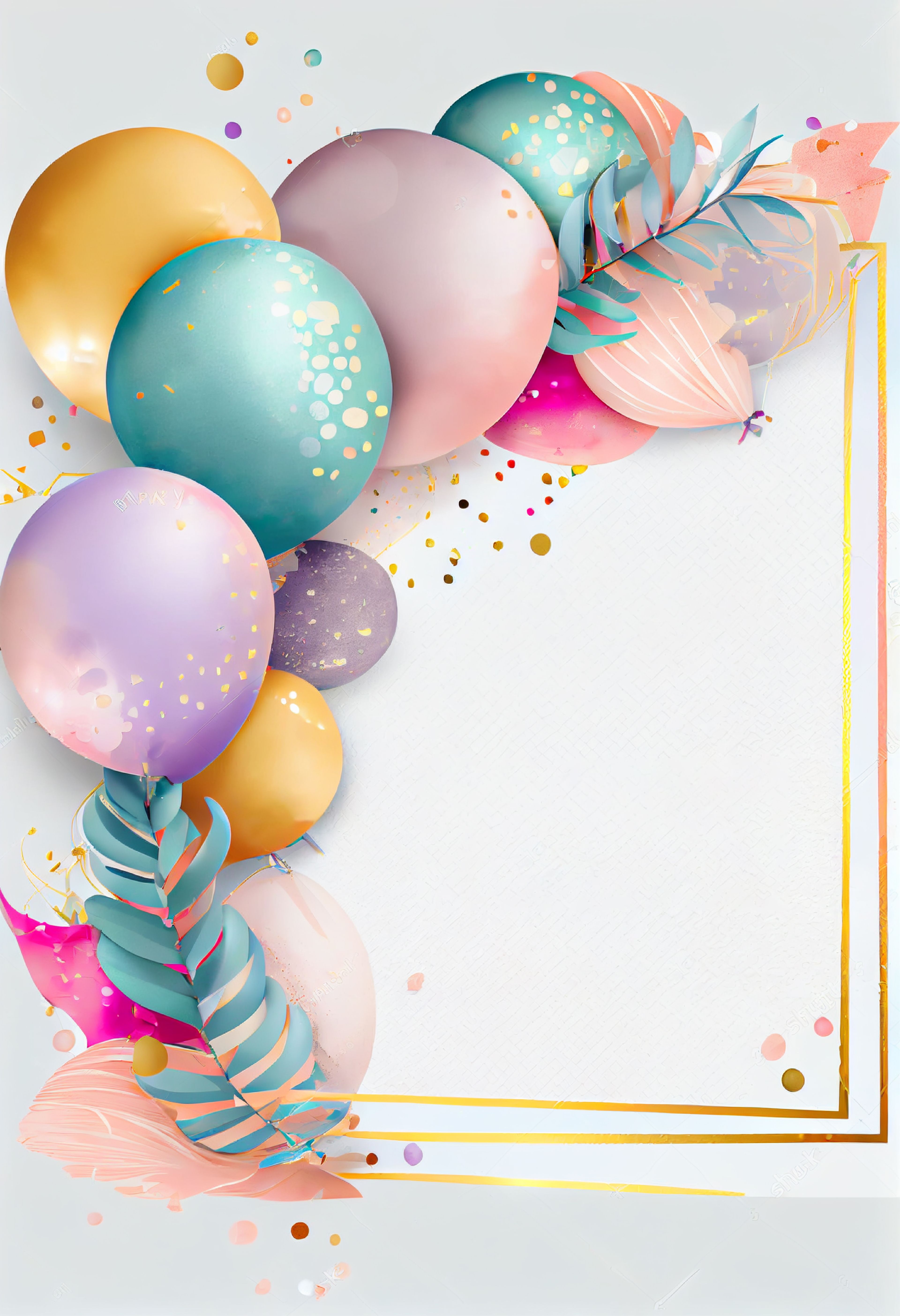 Birthday Frame Wallpapers - Top Free Birthday Frame Backgrounds ...