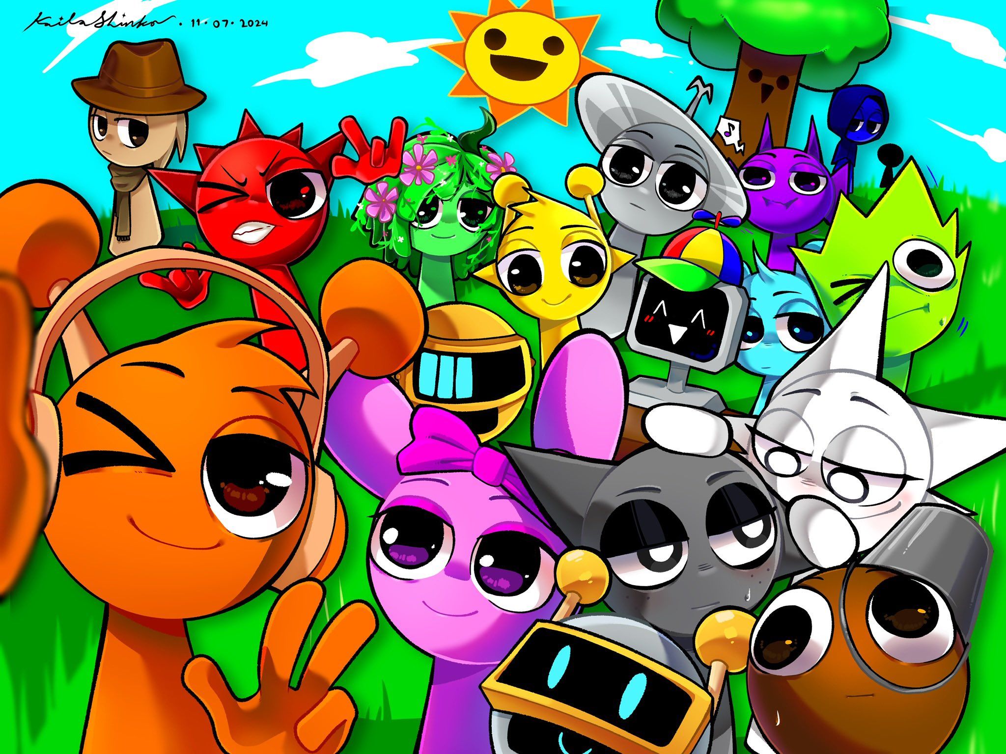 Sprunki Wallpapers - Top Free Sprunki Backgrounds - WallpaperAccess