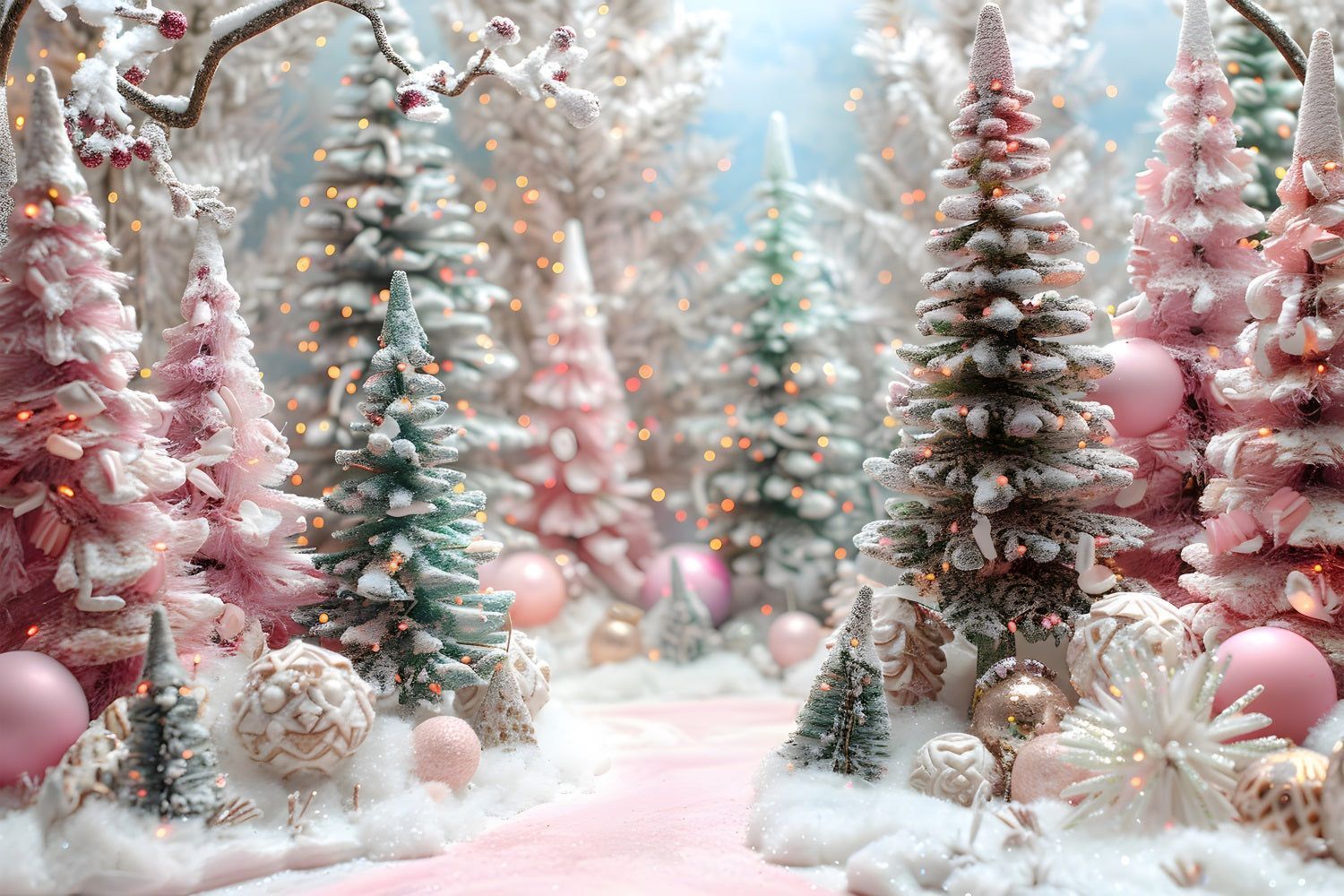 Pink Christmas Desktop Wallpapers - Top Free Pink Christmas Desktop ...