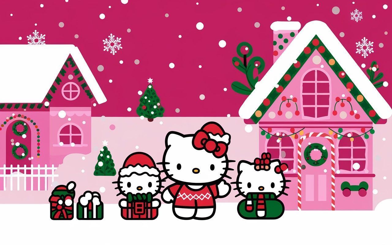 Pink Christmas Desktop Wallpapers - Top Free Pink Christmas Desktop ...