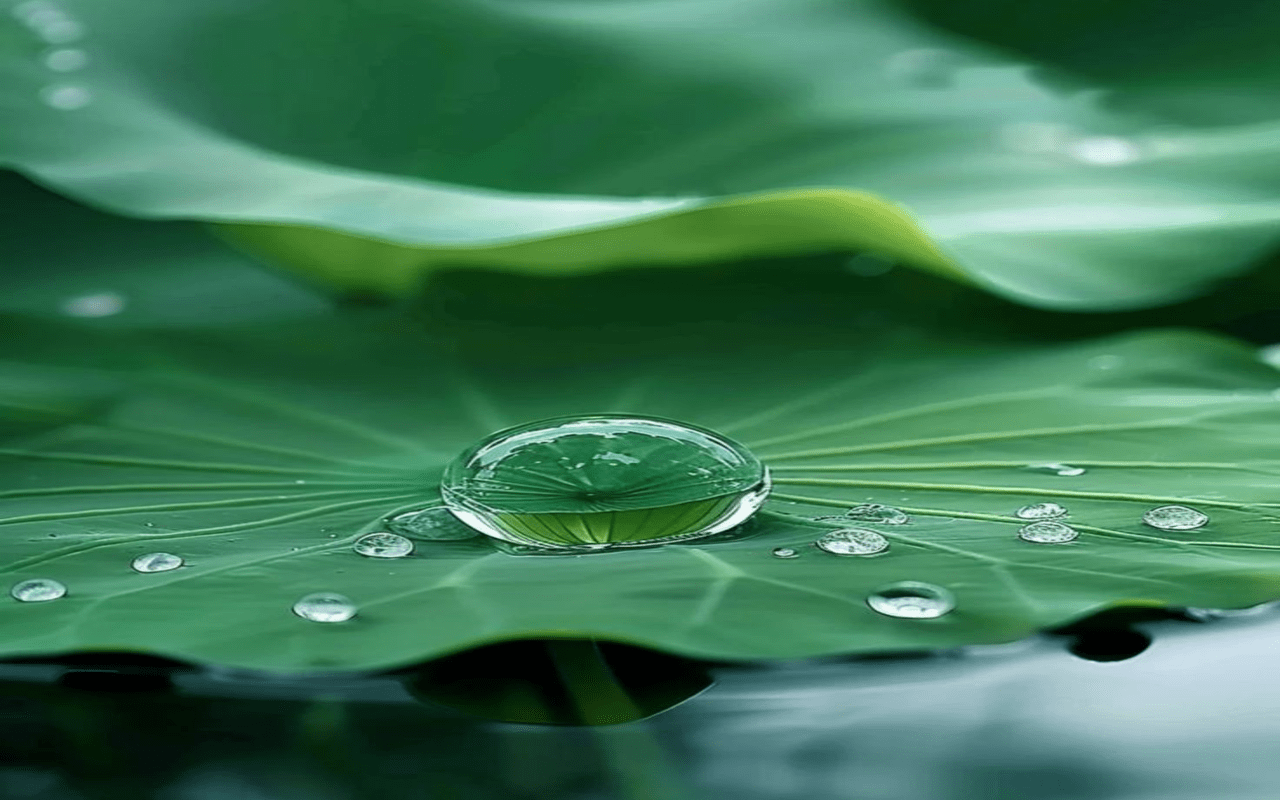 Lotus Leaf Wallpapers - Top Free Lotus Leaf Backgrounds - WallpaperAccess