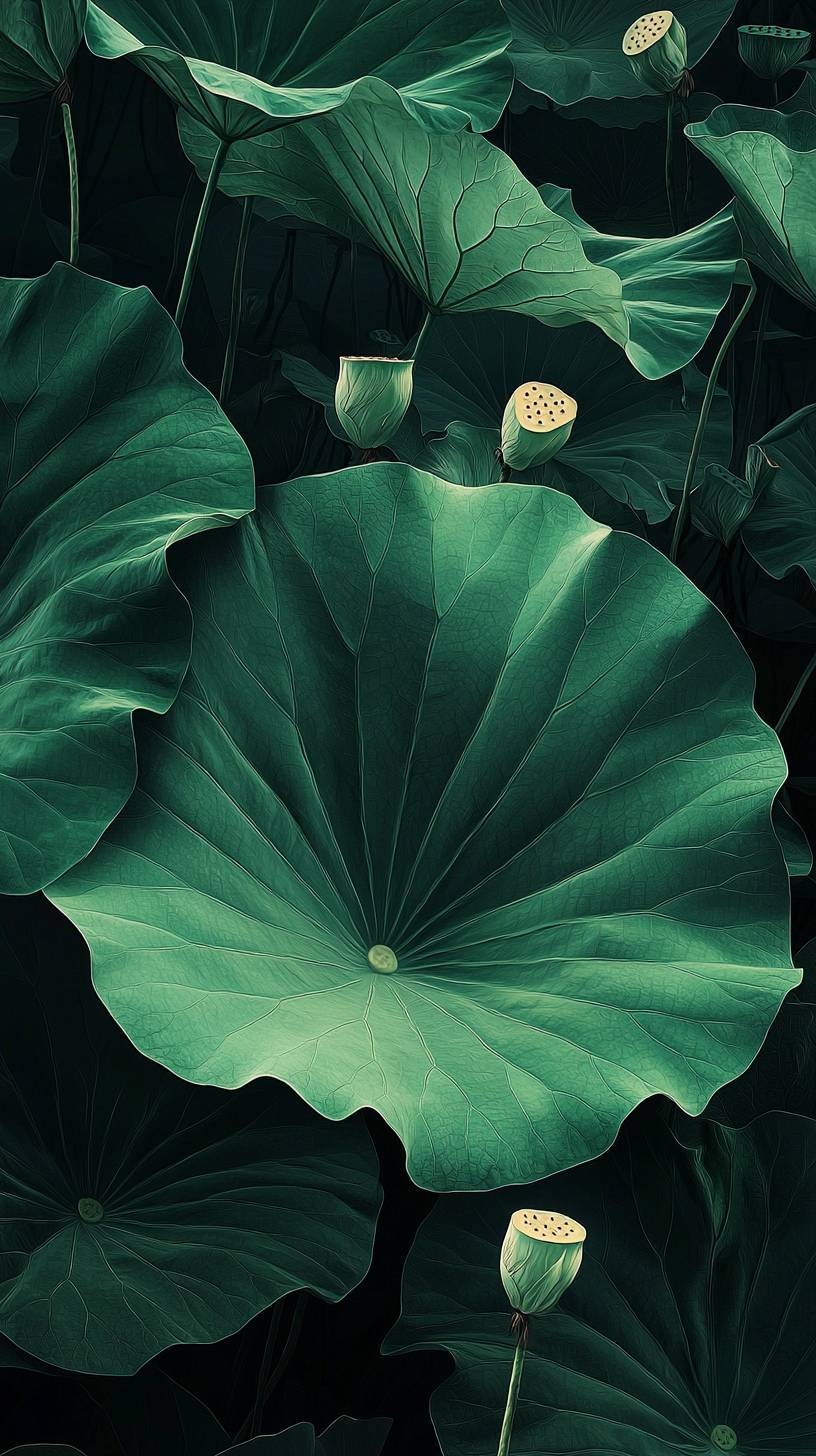 Lotus Leaf Wallpapers - Top Free Lotus Leaf Backgrounds - WallpaperAccess