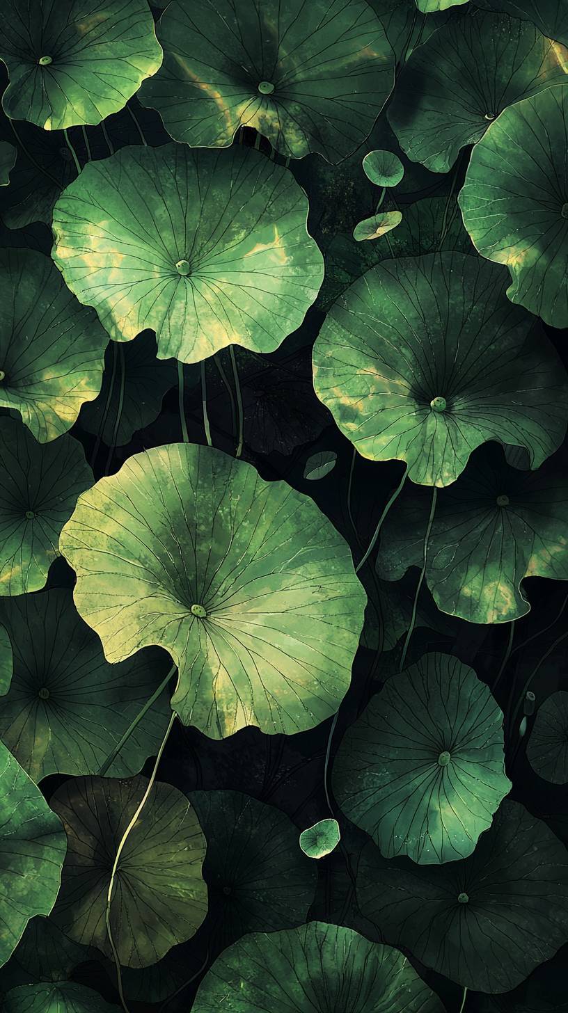 Lotus Leaf Wallpapers - Top Free Lotus Leaf Backgrounds - WallpaperAccess