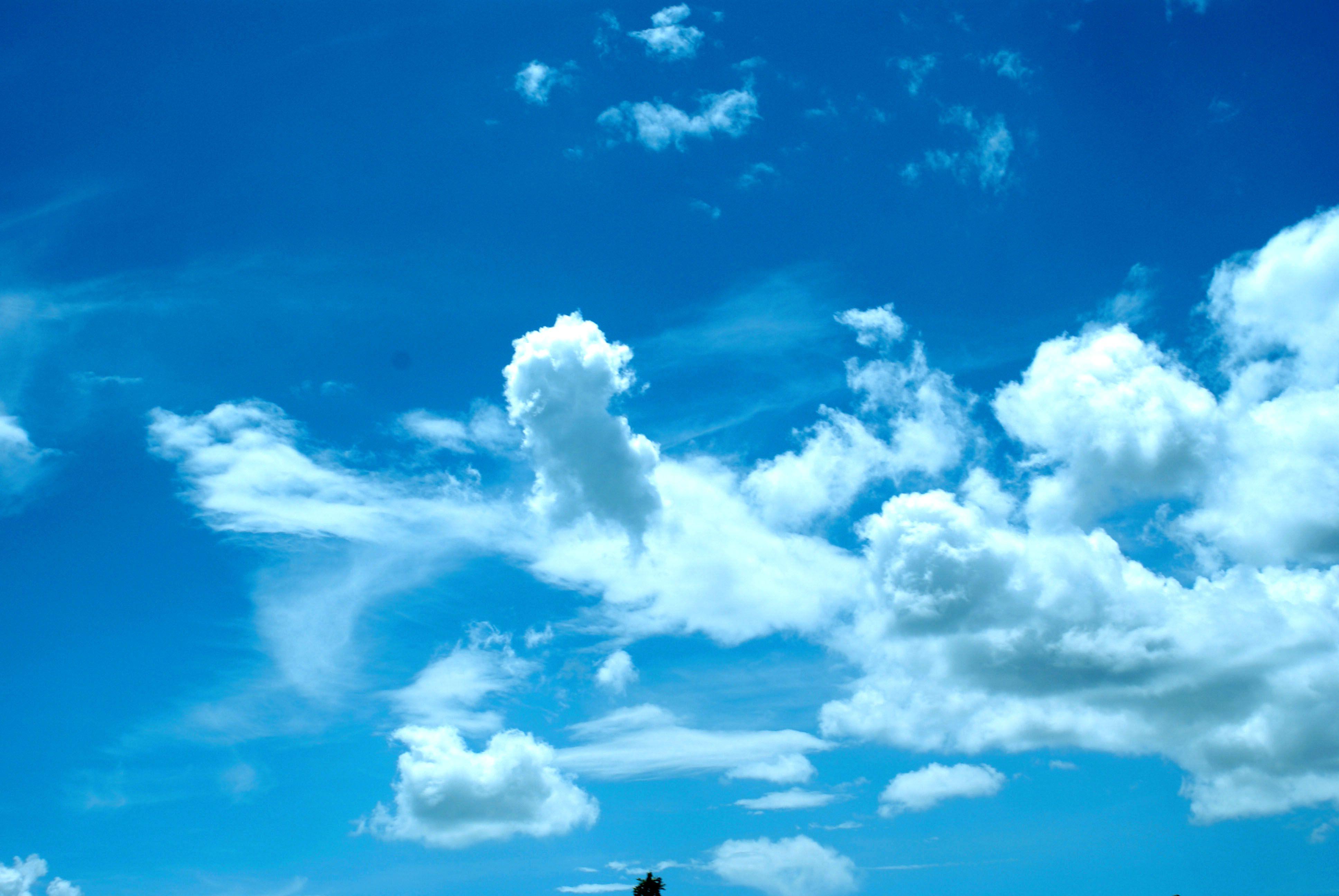 Blue Clouds Wallpapers - Top Free Blue Clouds Backgrounds - WallpaperAccess