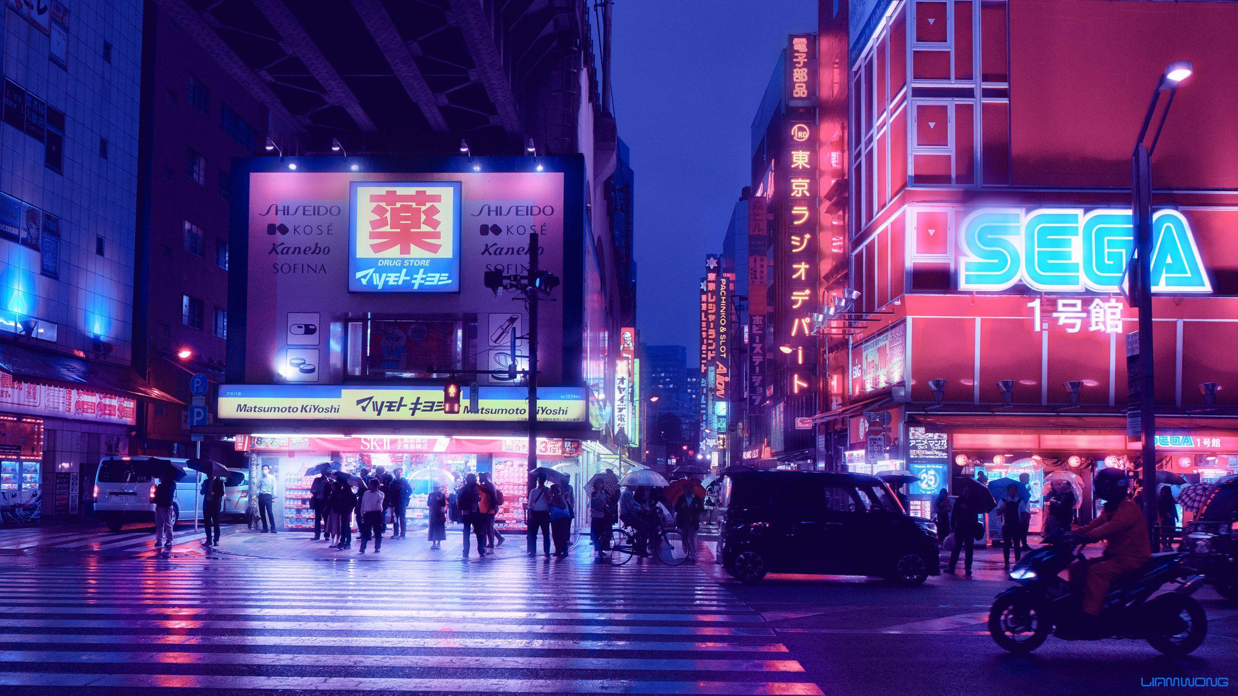 Japan Neon Wallpapers - Top Free Japan Neon Backgrounds - WallpaperAccess