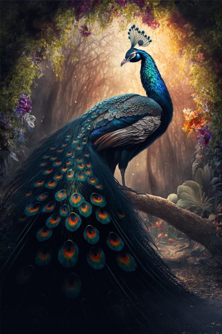 Peacock Art Wallpapers - Top Free Peacock Art Backgrounds - WallpaperAccess