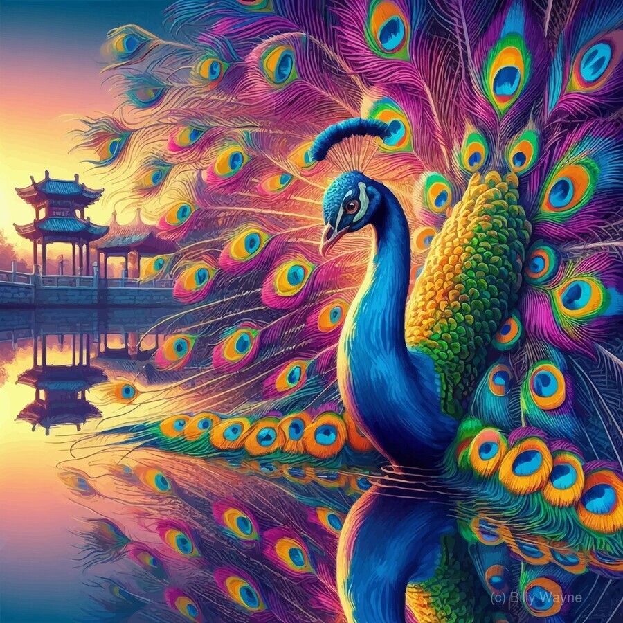 Peacock Art Wallpapers - Top Free Peacock Art Backgrounds - WallpaperAccess