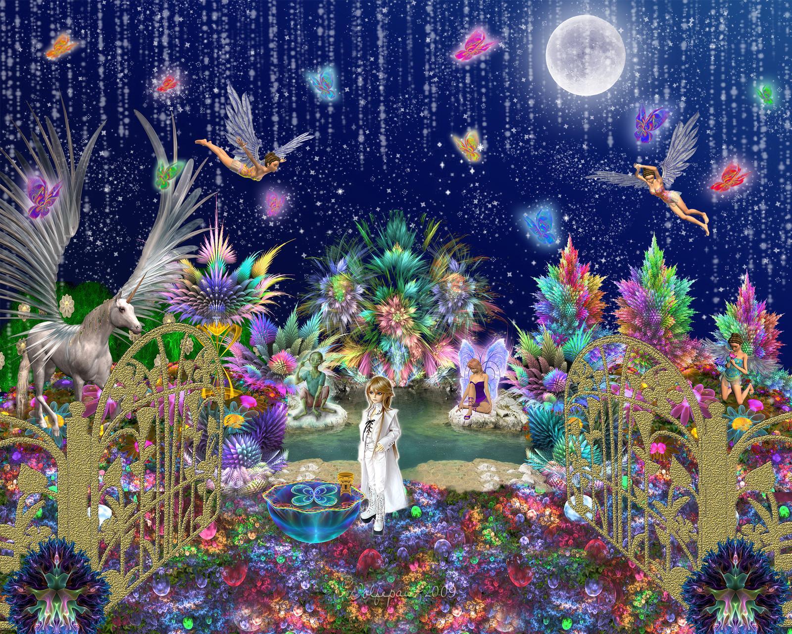 Fairy Garden Wallpapers - Top Free Fairy Garden Backgrounds - WallpaperAccess