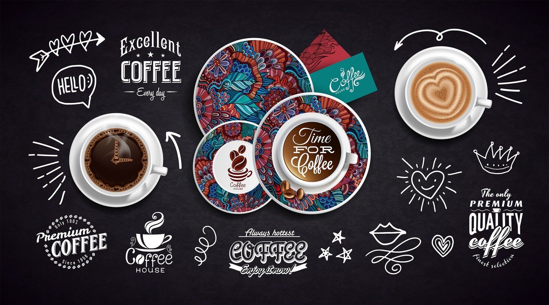 Coffee Logo Wallpapers - Top Free Coffee Logo Backgrounds - WallpaperAccess