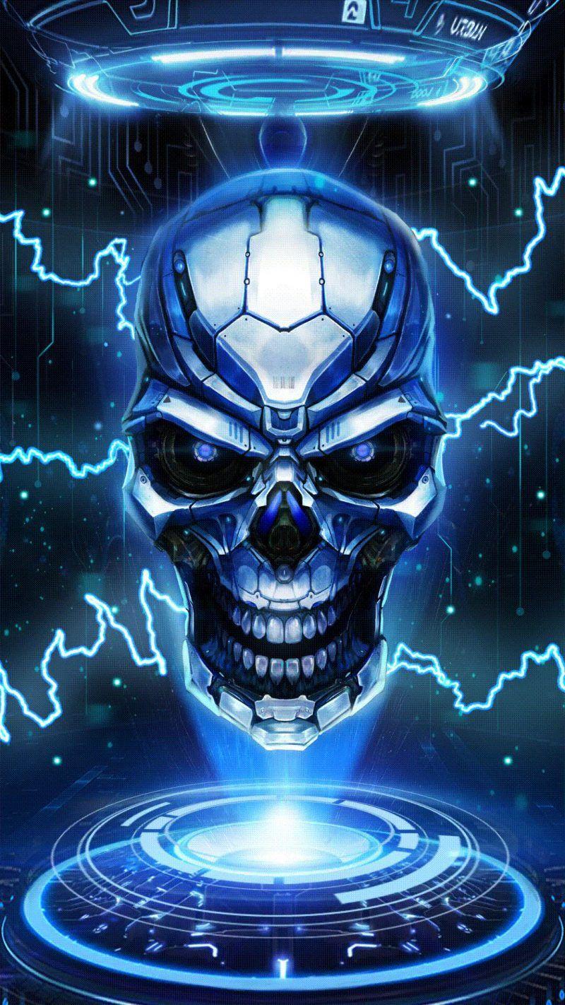 Blue Skull Wallpapers - Top Free Blue Skull Backgrounds - WallpaperAccess