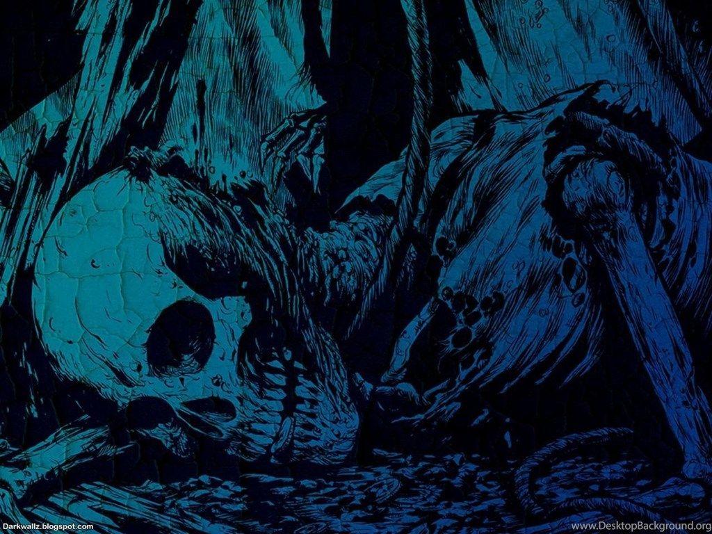 Blue Skull Wallpapers - Top Free Blue Skull Backgrounds - WallpaperAccess