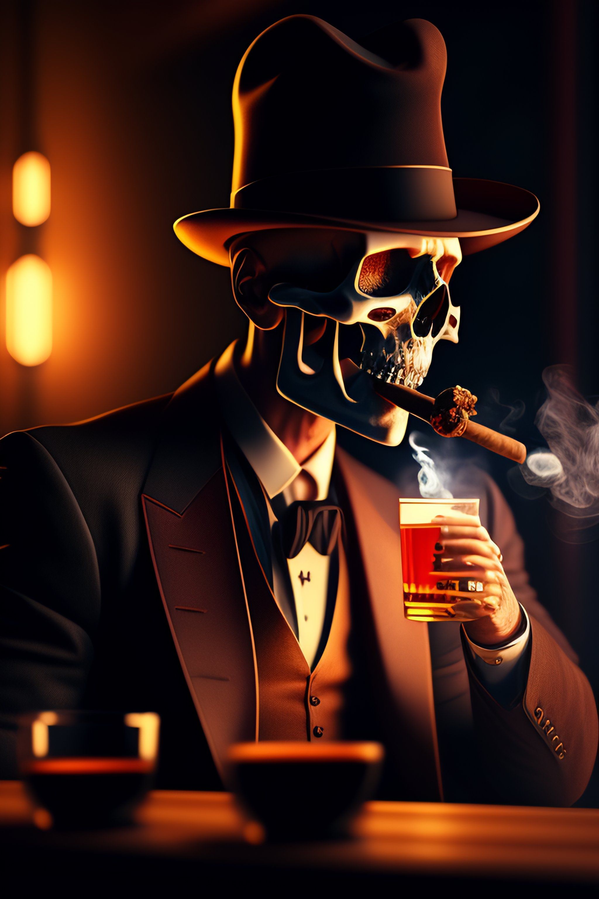 Skeleton Smoking Wallpapers - Top Free Skeleton Smoking Backgrounds ...