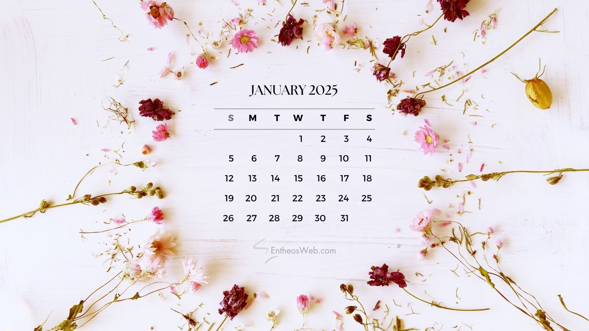 January 2025 Calendar Wallpapers - Top Free January 2025 Calendar ...