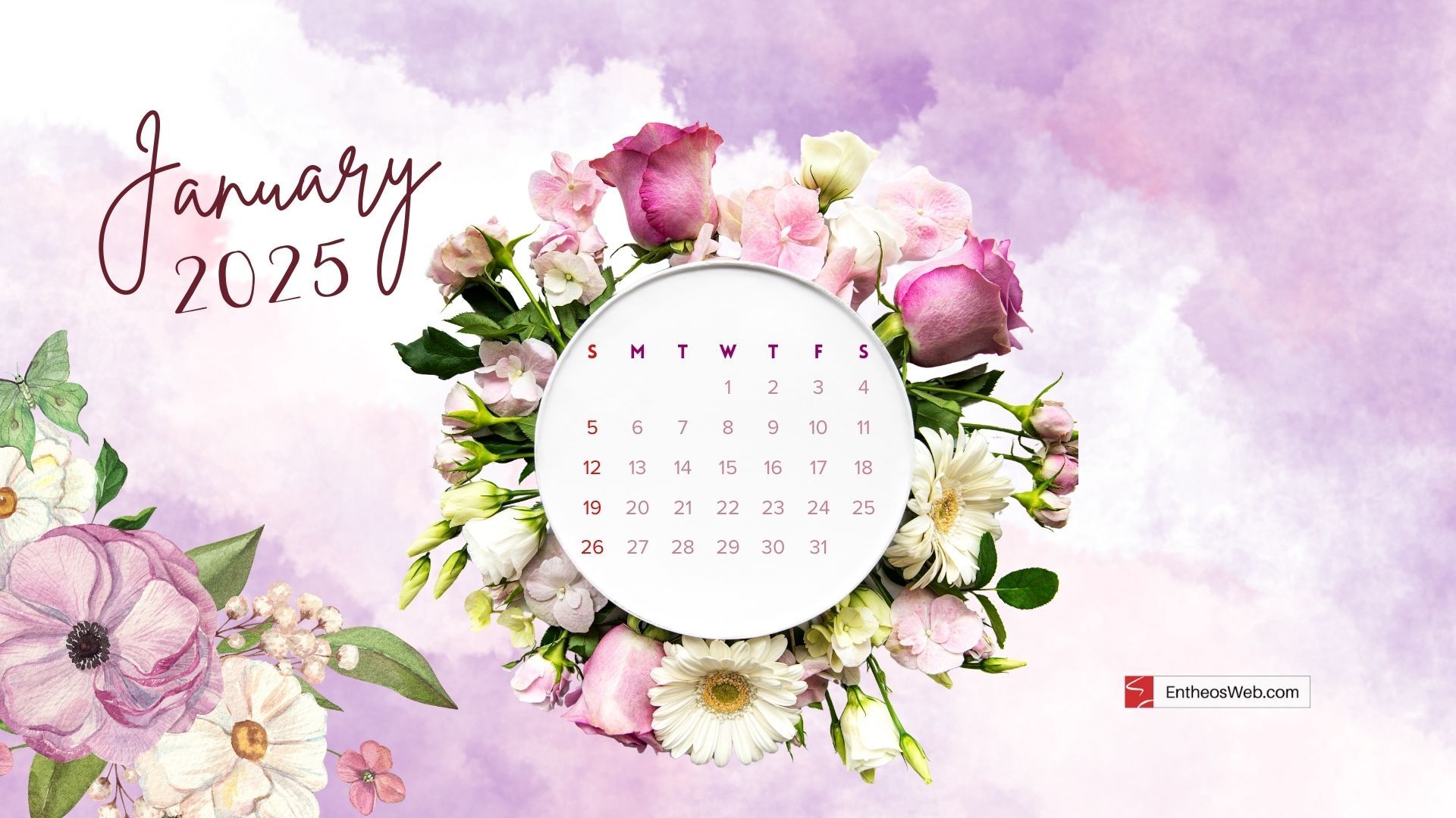 January 2025 Calendar Wallpapers - Top Free January 2025 Calendar ...