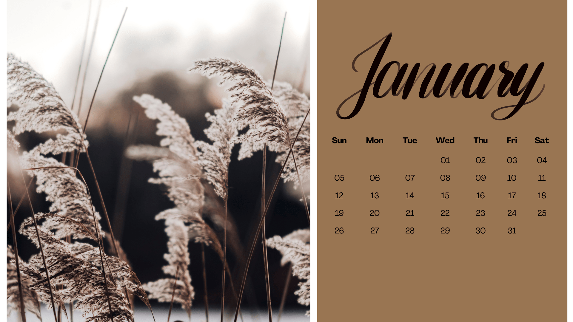 January 2025 Calendar Wallpapers - Top Free January 2025 Calendar ...