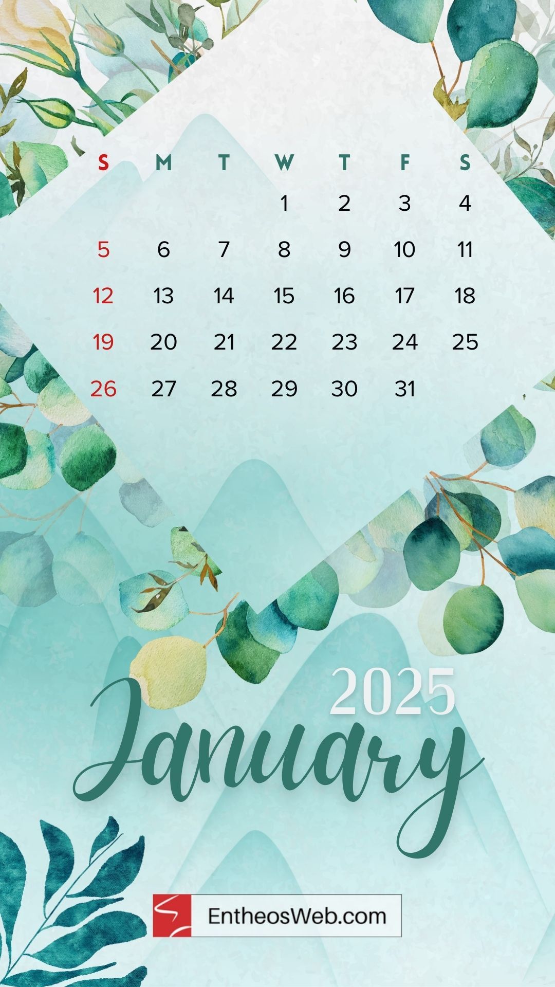 January 2025 Calendar Wallpapers - Top Free January 2025 Calendar ...