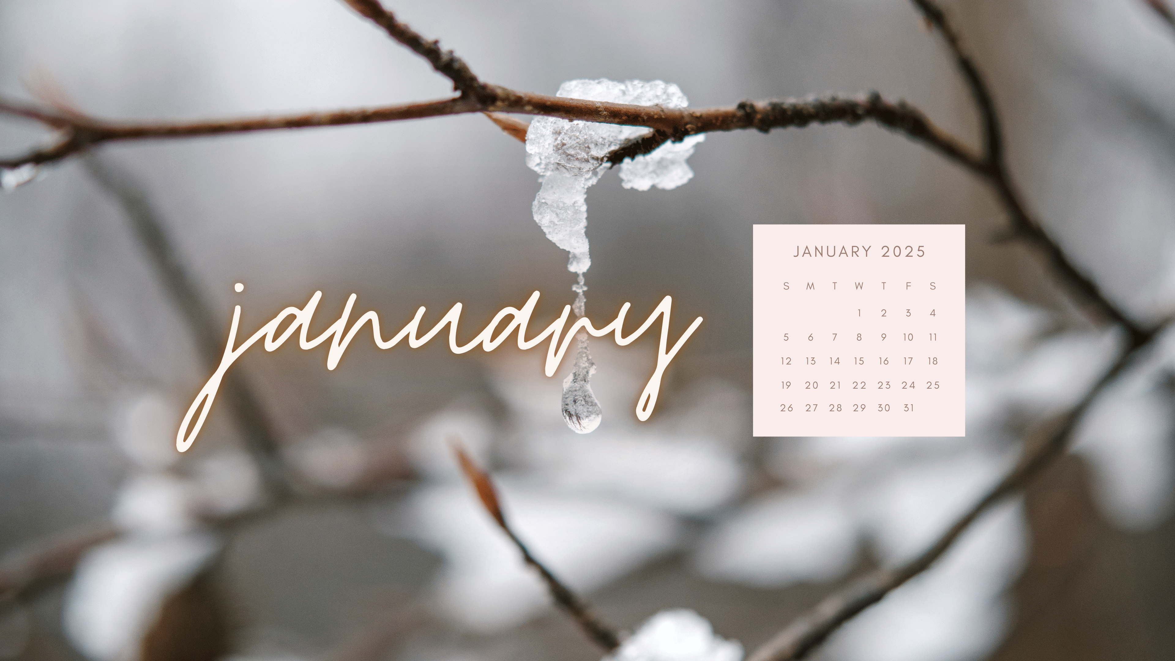 January 2025 Calendar Wallpapers - Top Free January 2025 Calendar ...