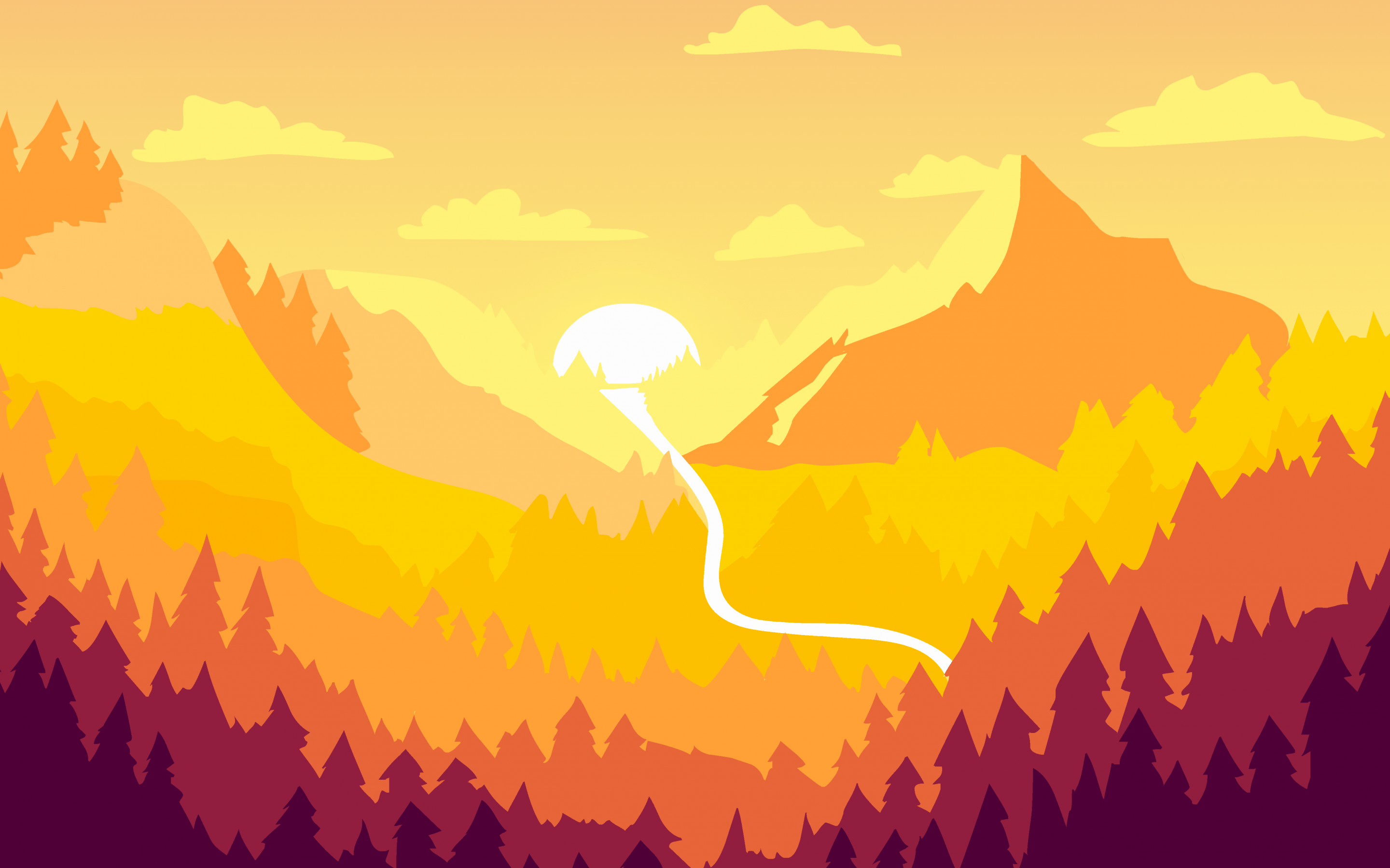 Minimal Forest Wallpapers - Top Free Minimal Forest Backgrounds ...