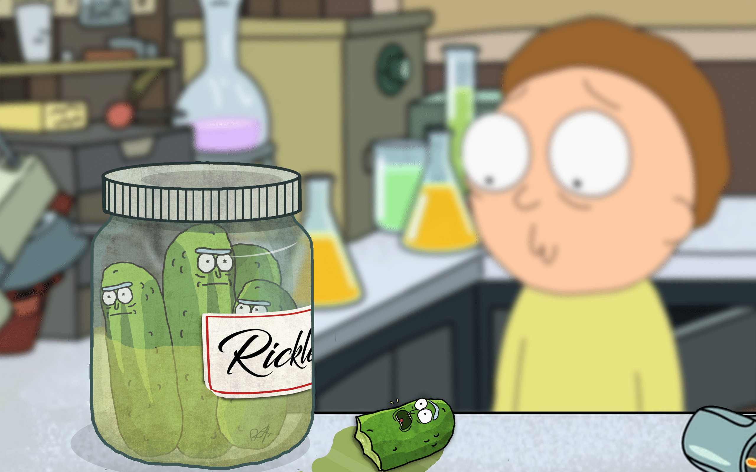 Pickle Rick Desktop Wallpapers - Top Free Pickle Rick Desktop ...