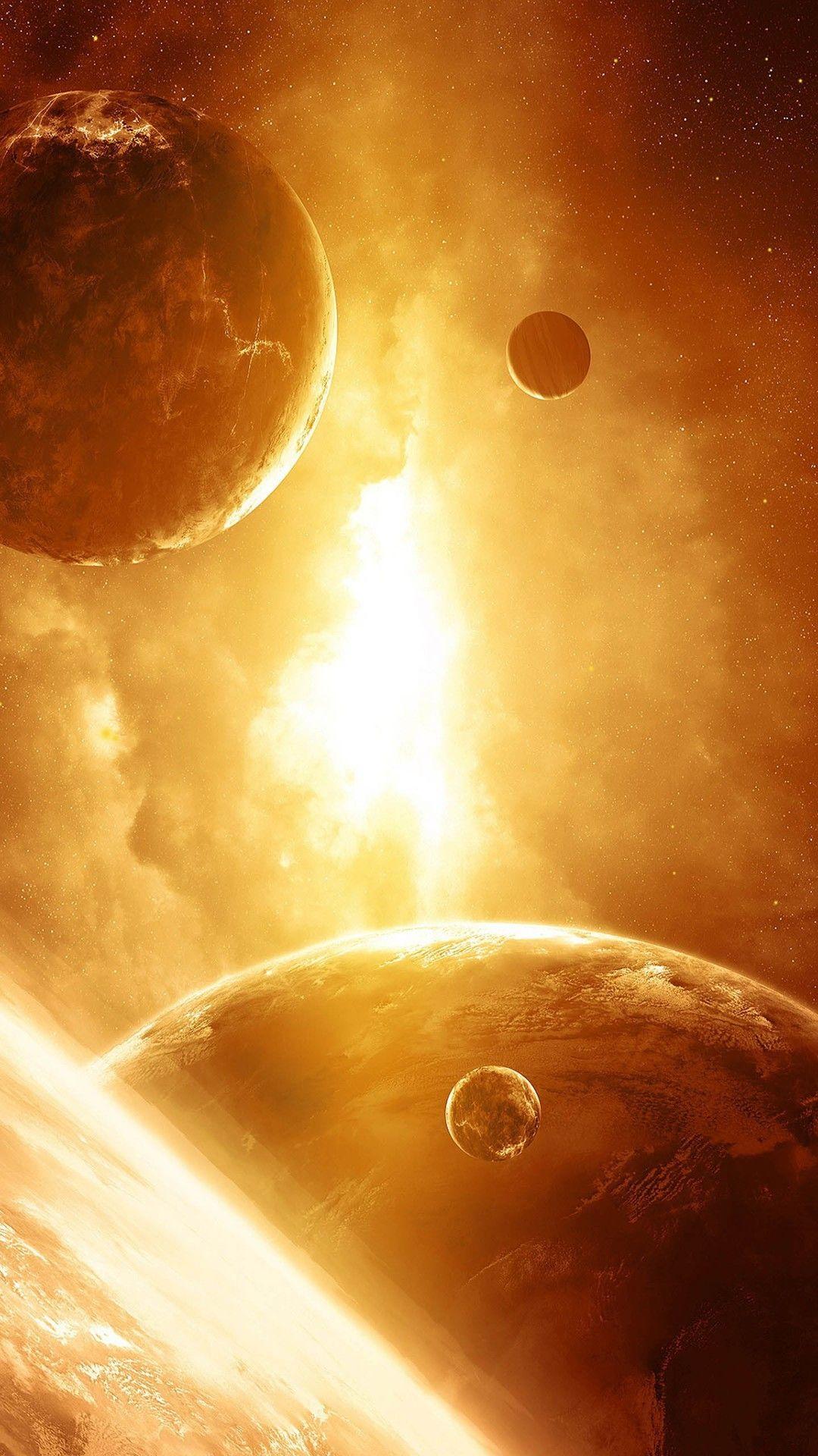 Gold Planet Wallpapers - Top Free Gold Planet Backgrounds - WallpaperAccess
