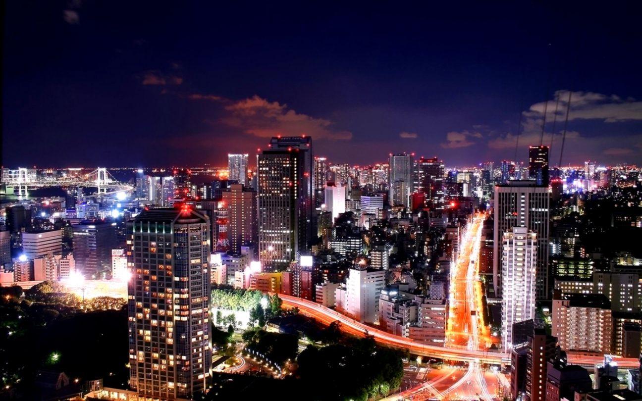 Tokyo Night Skyline Wallpapers - Top Free Tokyo Night Skyline ...