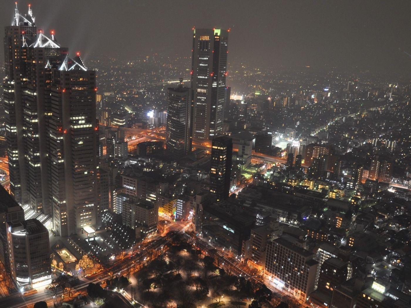 Tokyo Night Skyline Wallpapers - Top Free Tokyo Night Skyline ...