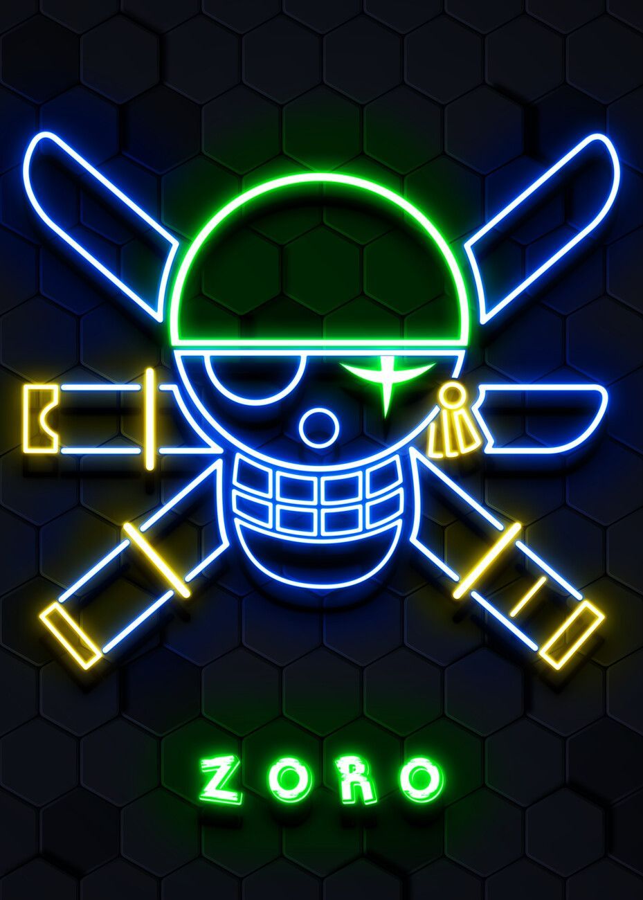 Zoro Neon Wallpapers - Top Free Zoro Neon Backgrounds - WallpaperAccess