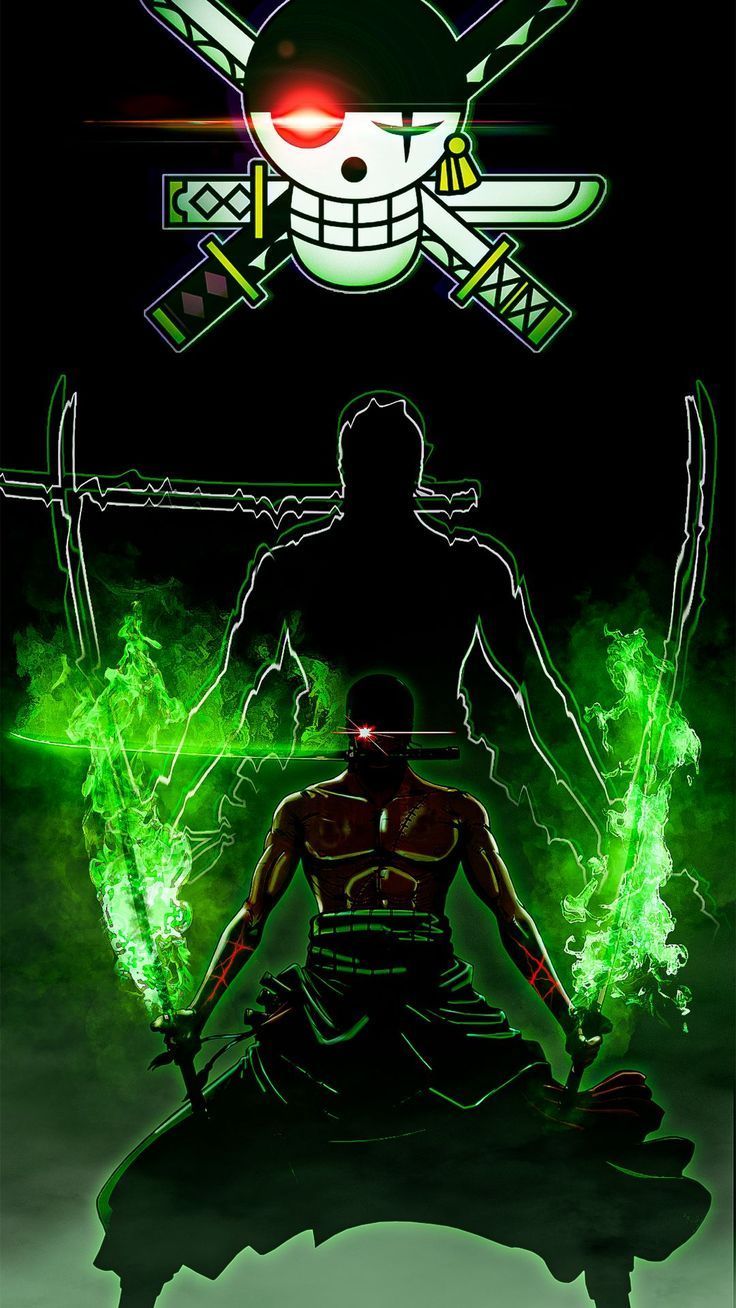 Zoro Neon Wallpapers - Top Free Zoro Neon Backgrounds - WallpaperAccess