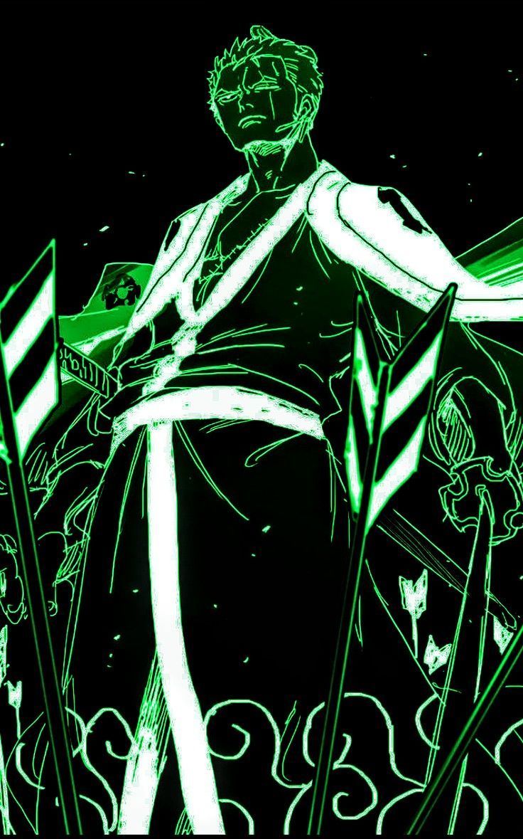 Zoro Neon Wallpapers - Top Free Zoro Neon Backgrounds - WallpaperAccess