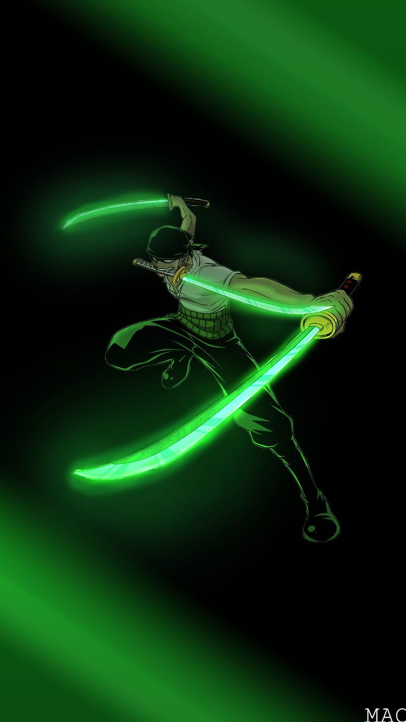 Zoro Neon Wallpapers - Top Free Zoro Neon Backgrounds - WallpaperAccess