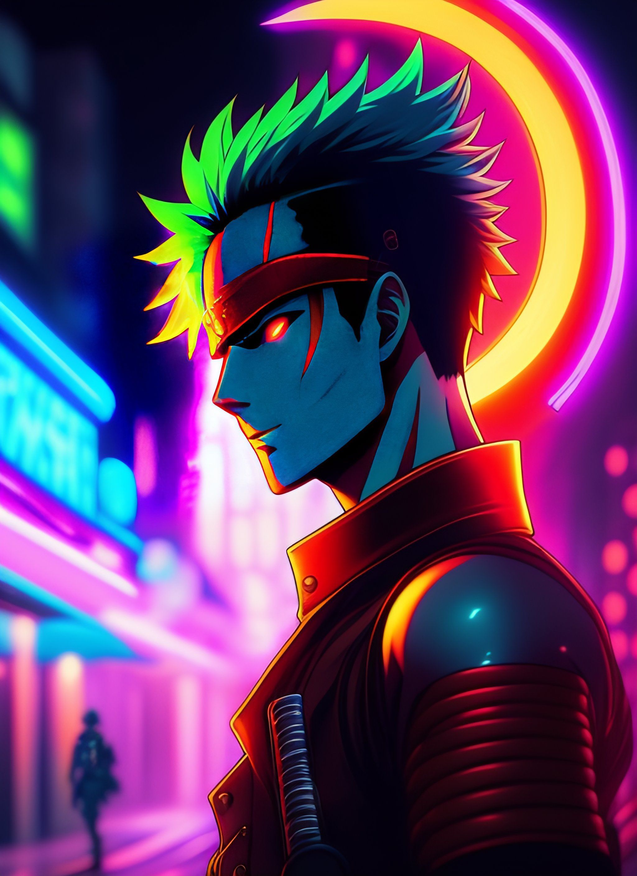 Zoro Neon Wallpapers - Top Free Zoro Neon Backgrounds - WallpaperAccess