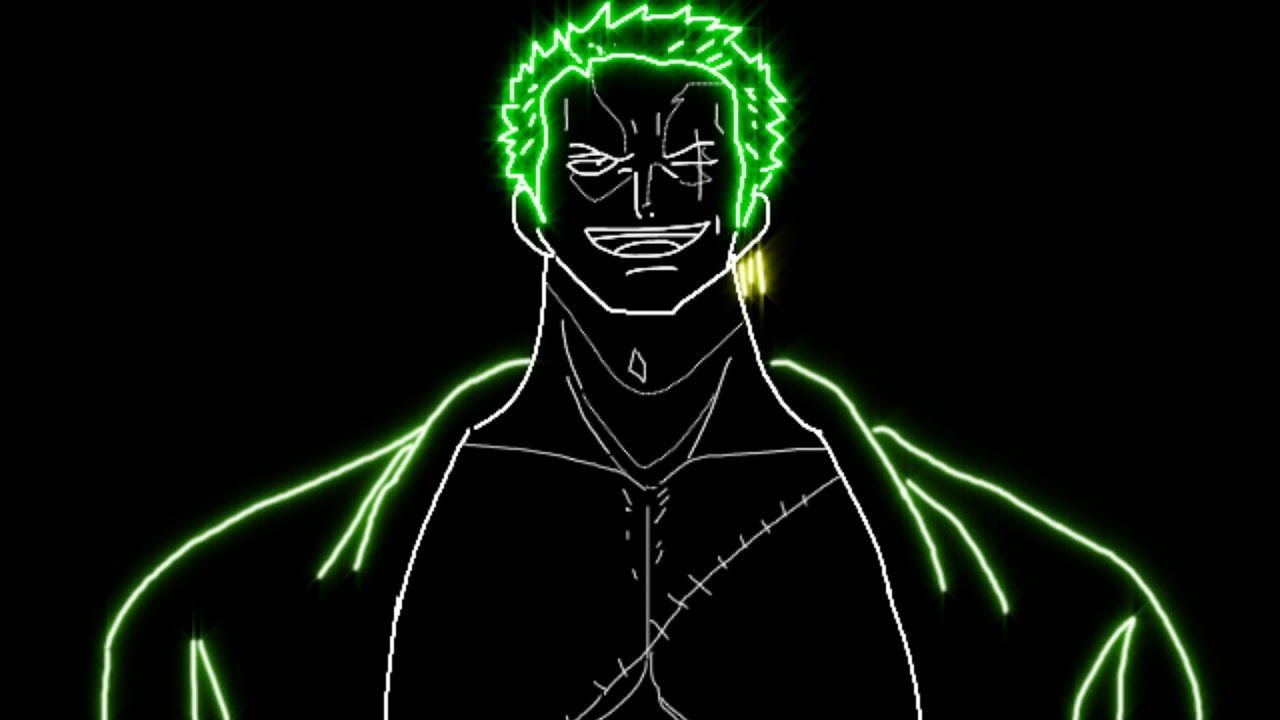 Zoro Neon Wallpapers - Top Free Zoro Neon Backgrounds - WallpaperAccess