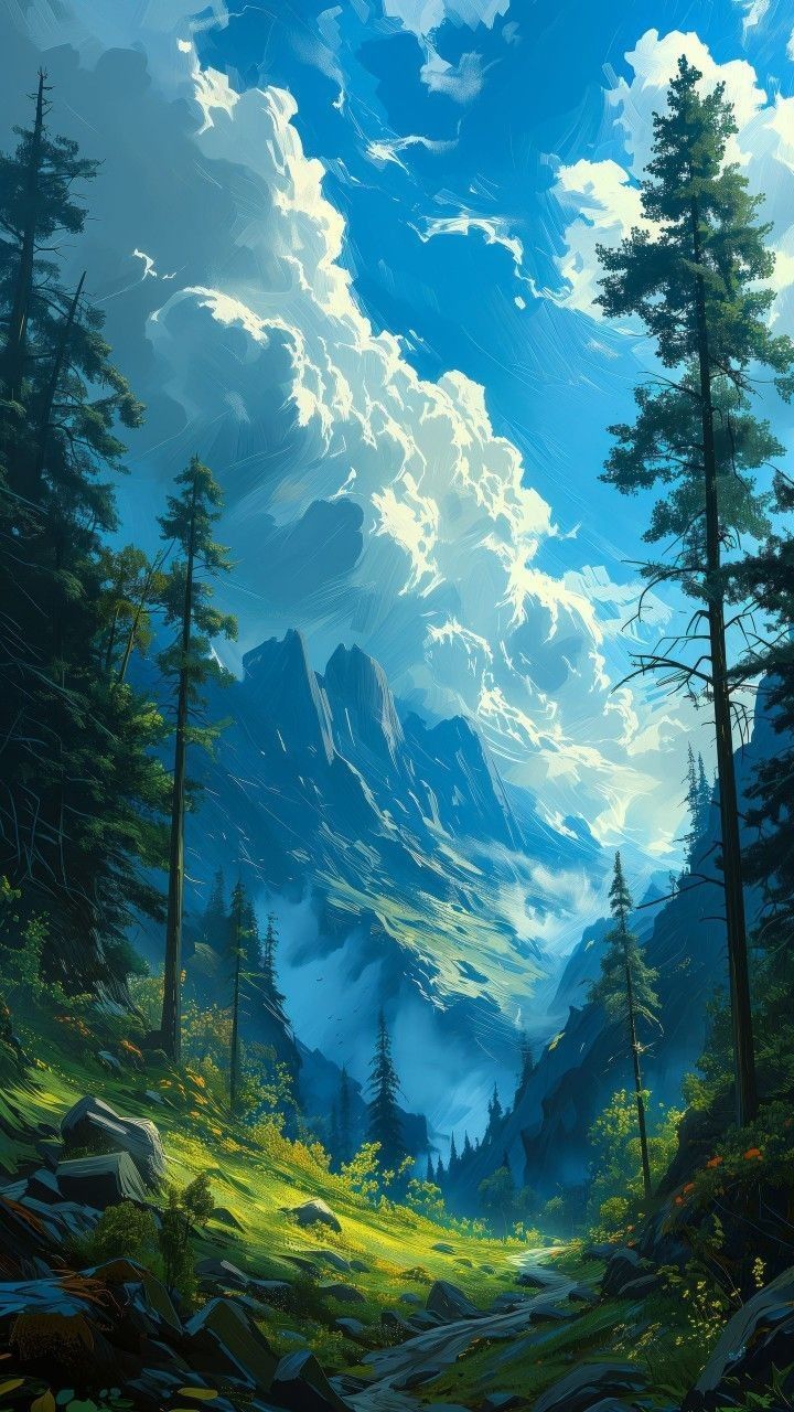 Drawn Nature Wallpapers - Top Free Drawn Nature Backgrounds ...