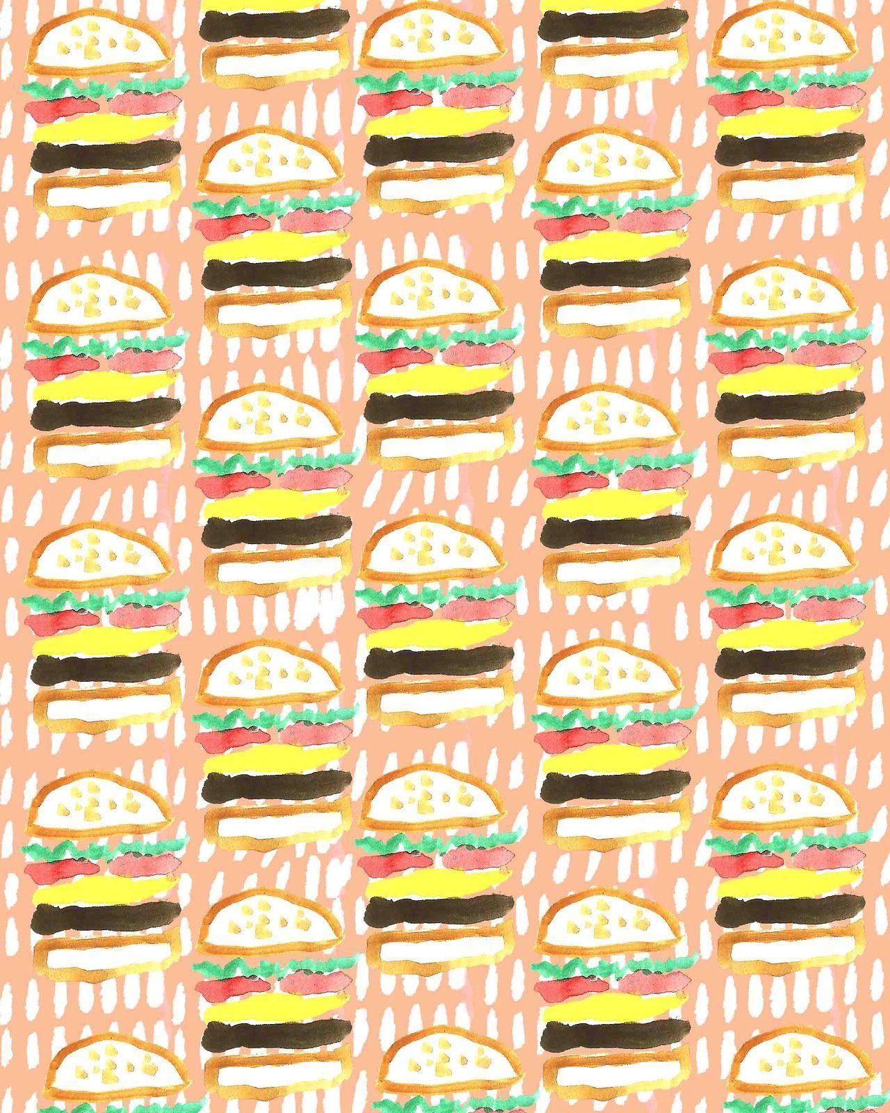 Burger Pattern Wallpapers - Top Free Burger Pattern Backgrounds ...