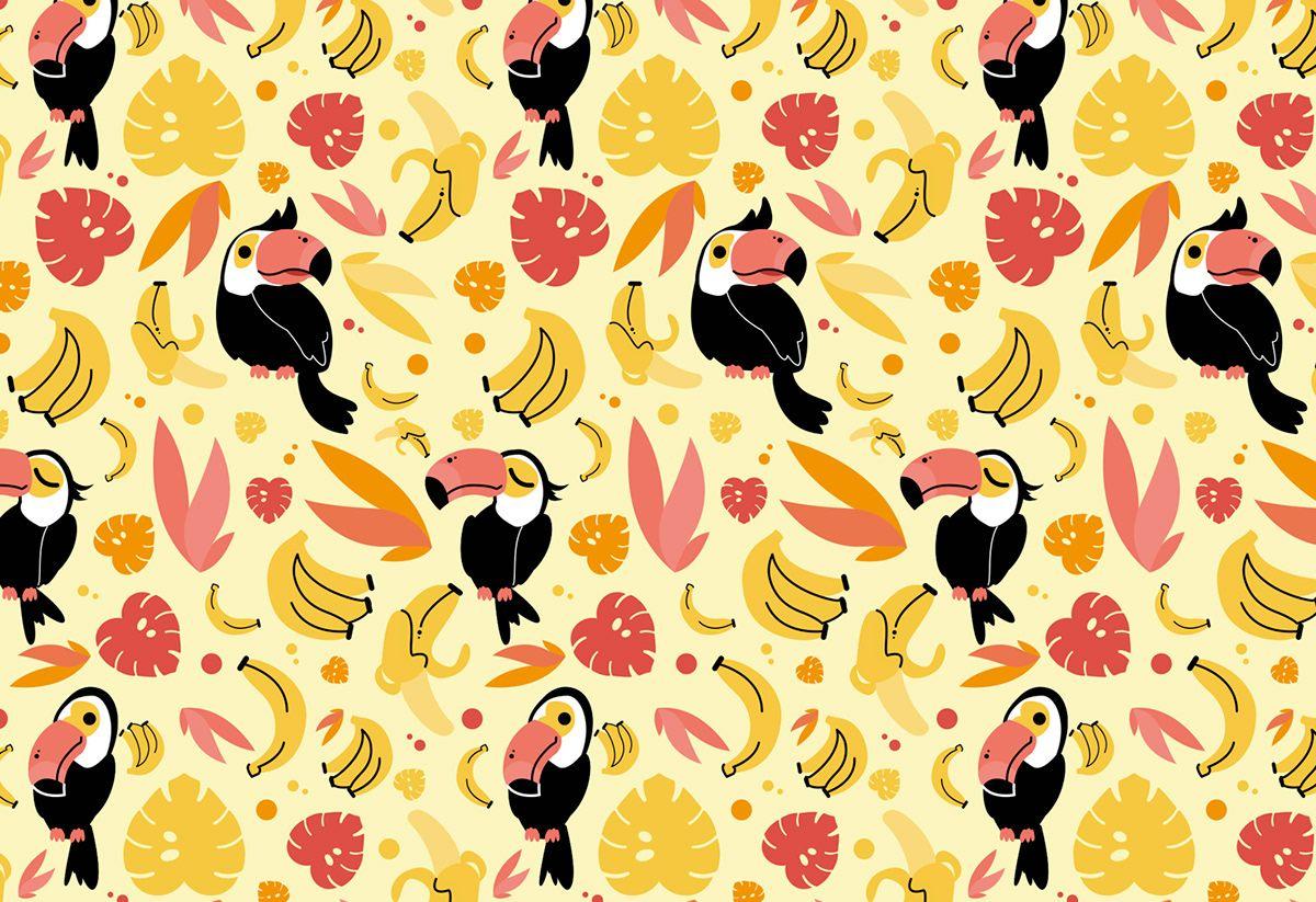 Toucan Pattern Wallpapers - Top Free Toucan Pattern Backgrounds ...