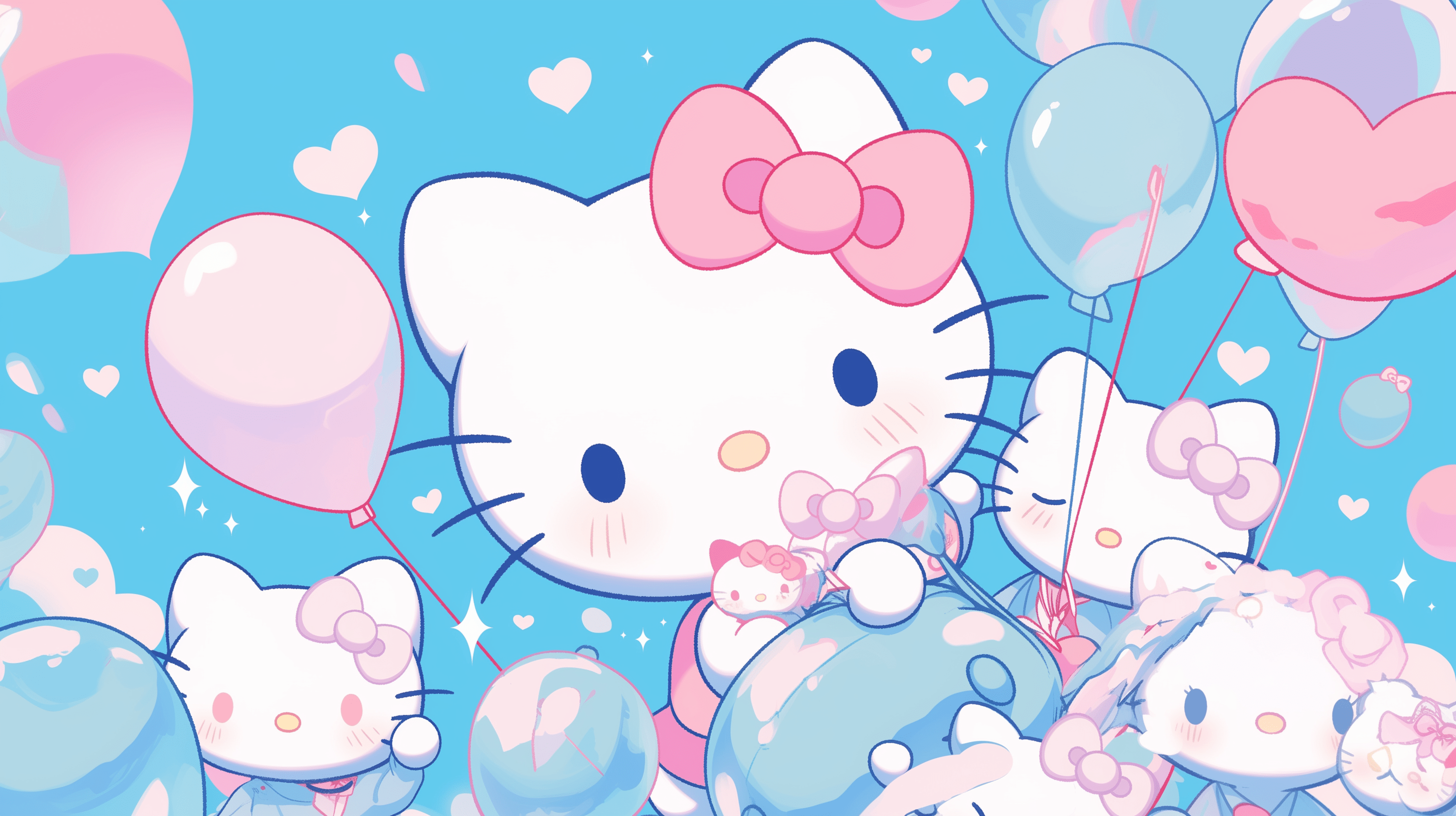 Blue Sanrio Wallpapers - Top Free Blue Sanrio Backgrounds - WallpaperAccess
