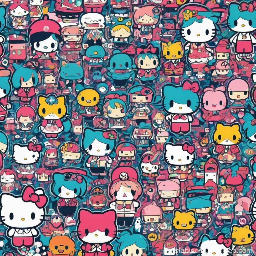 Blue Sanrio Wallpapers - Top Free Blue Sanrio Backgrounds - WallpaperAccess