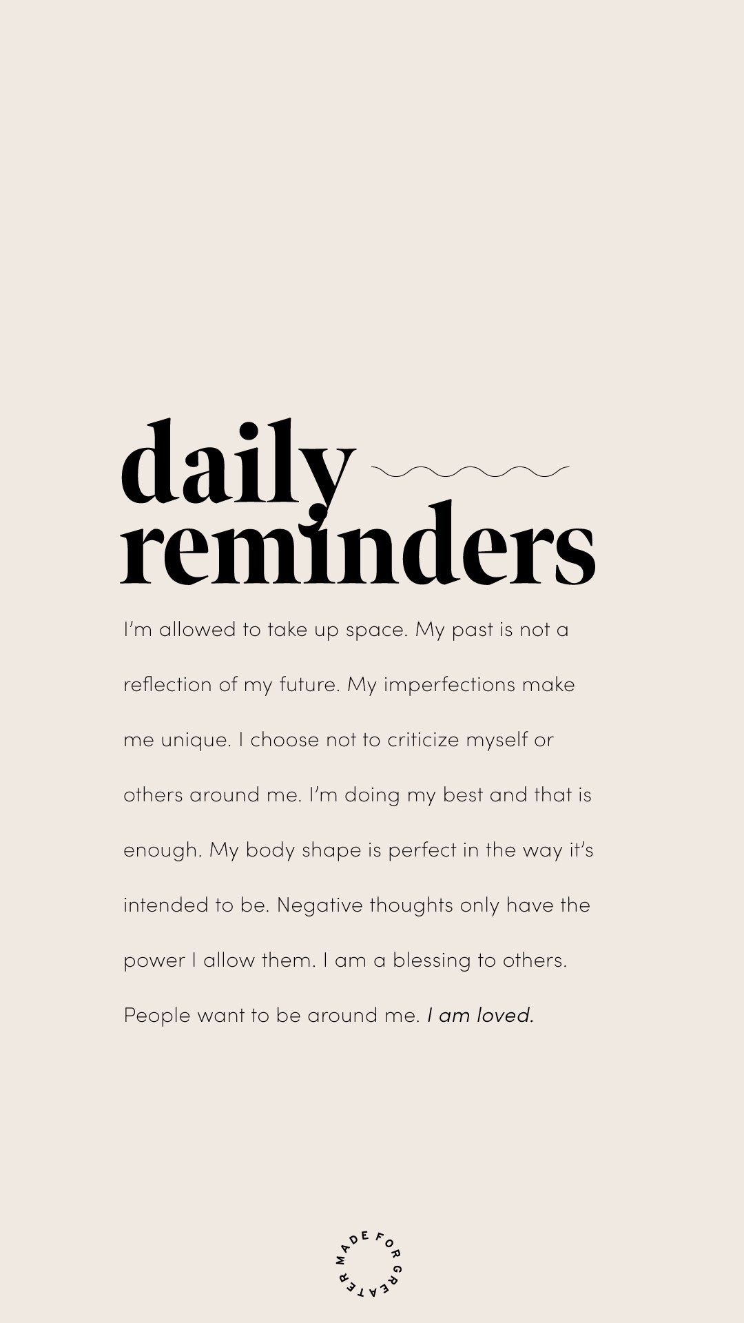 Daily Reminder Wallpapers - Top Free Daily Reminder Backgrounds ...