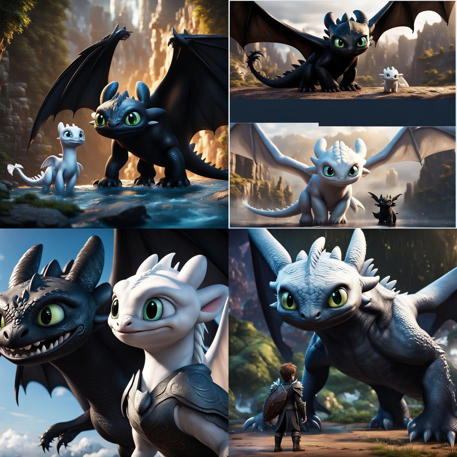 Toothless and Lightfury Wallpapers - Top Free Toothless and Lightfury ...