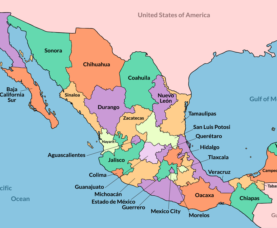 Mexico Map Wallpapers - Top Free Mexico Map Backgrounds - WallpaperAccess