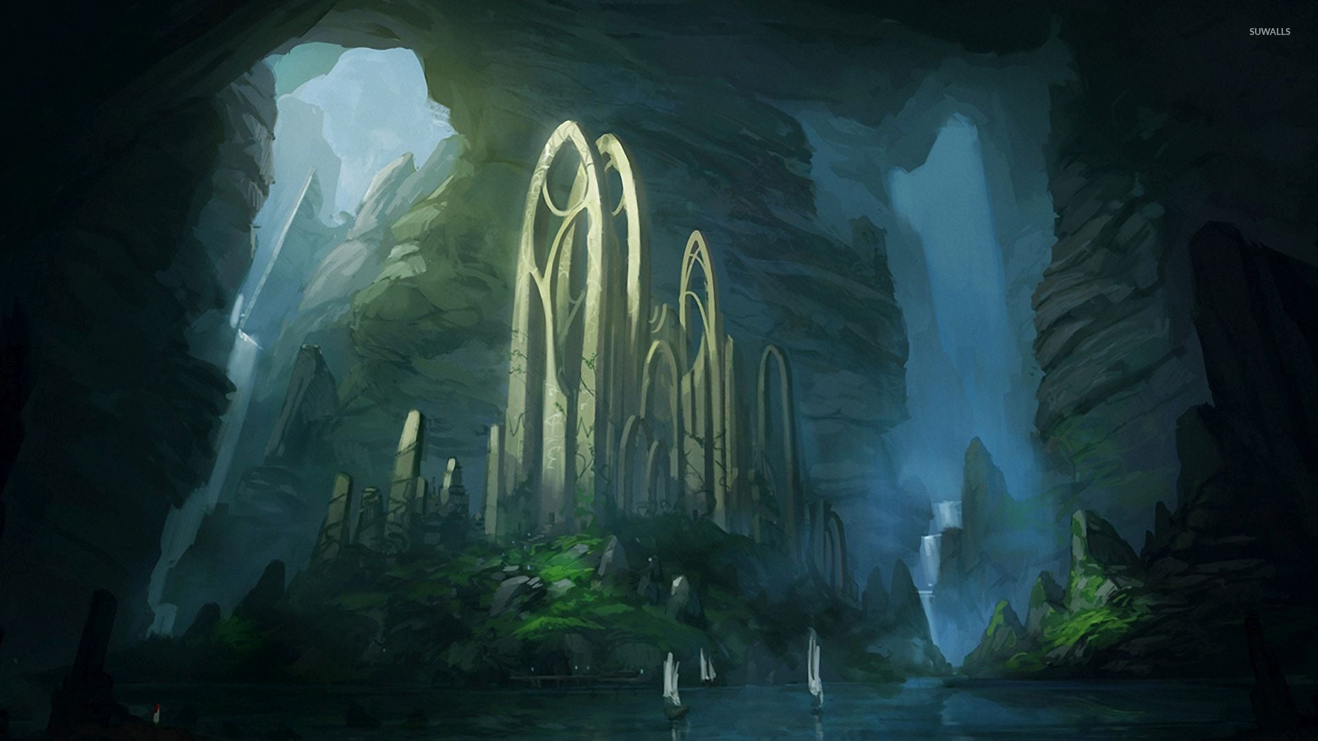 Fantasy Temple Wallpapers - Top Free Fantasy Temple Backgrounds ...