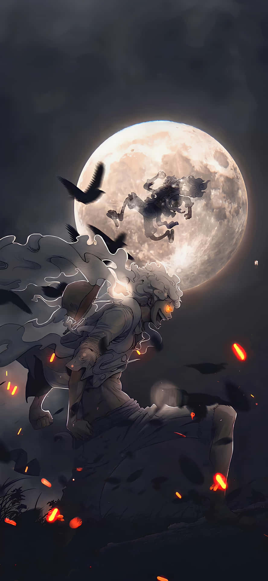 Luffy Moon Wallpapers - Top Free Luffy Moon Backgrounds - WallpaperAccess