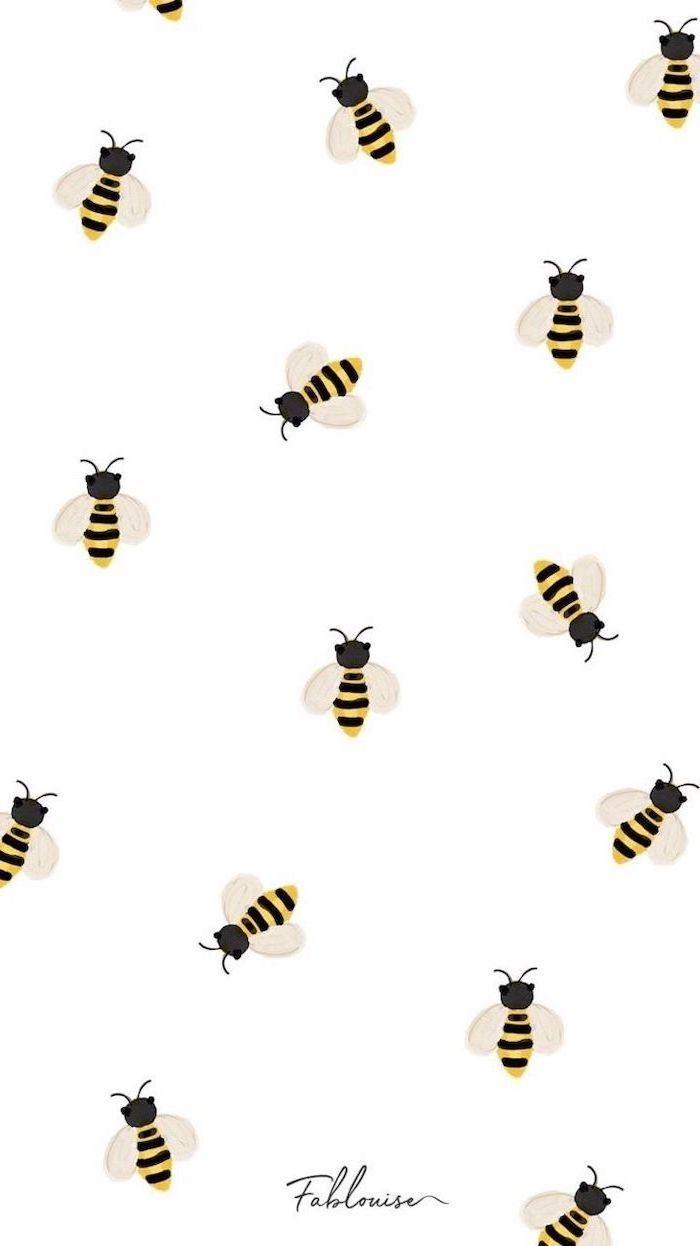 Yellow Bee Aesthetic Wallpapers - Top Free Yellow Bee Aesthetic ...