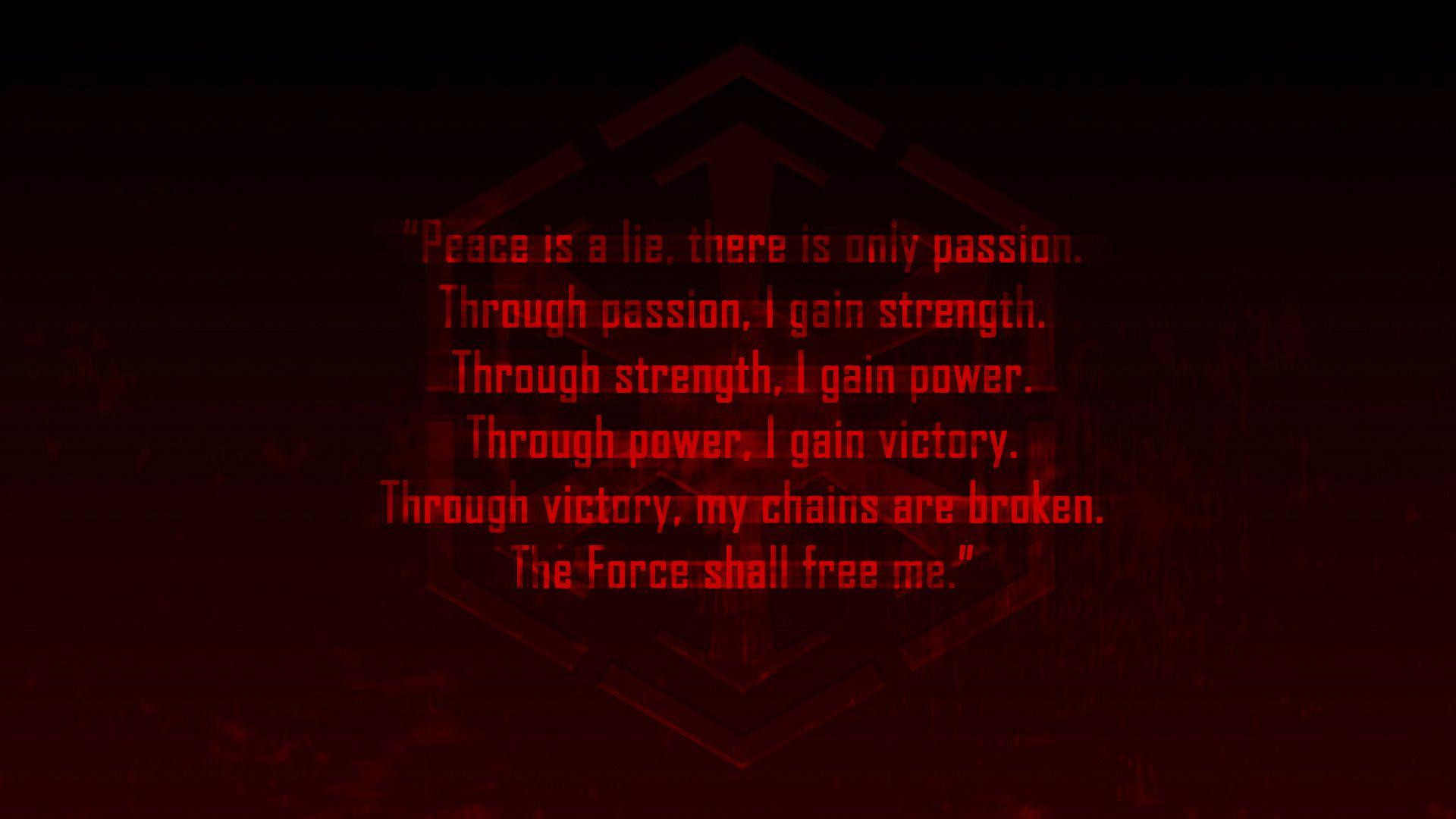 Sith Code Wallpaper