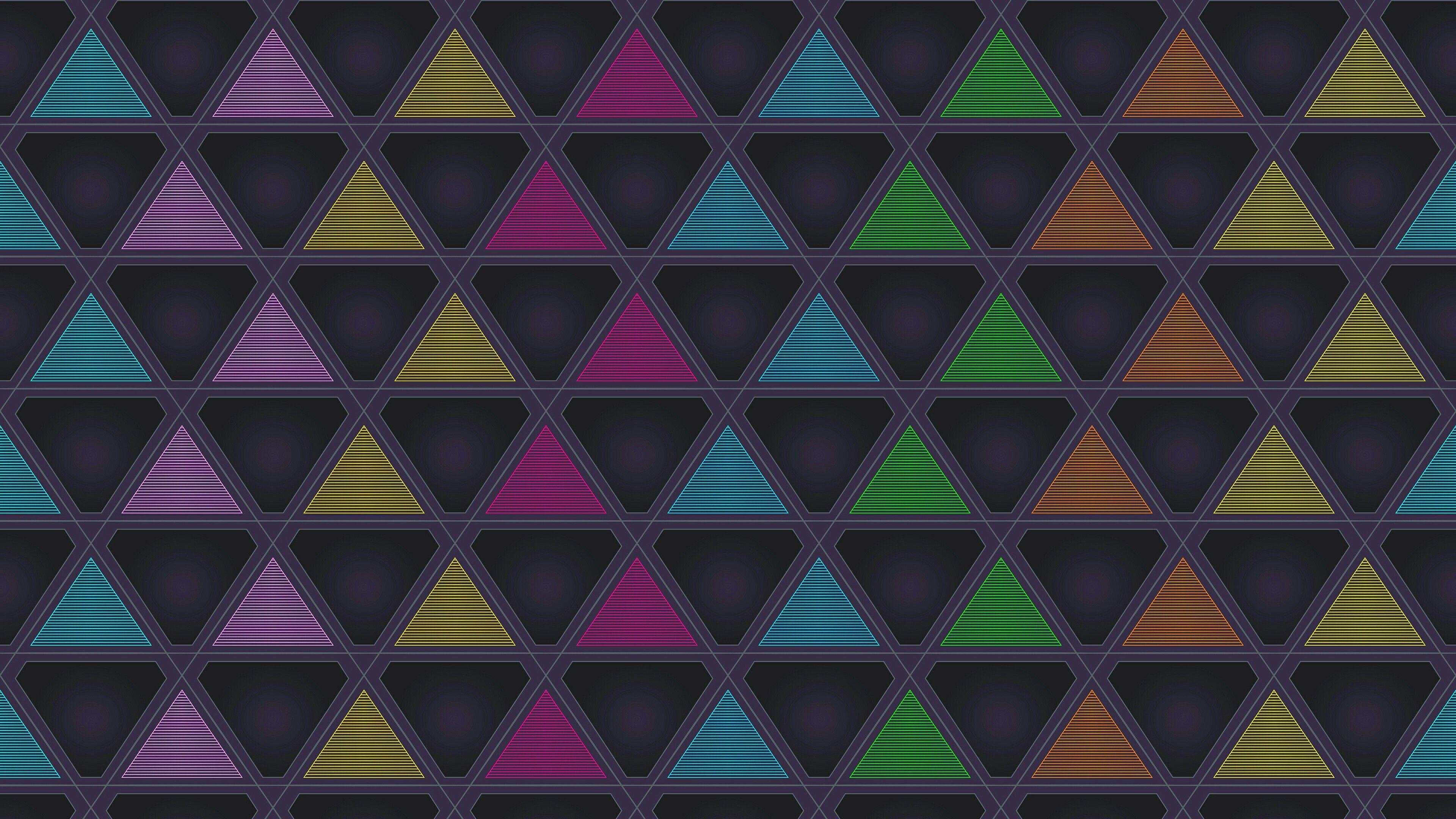 Colorful Triangles Wallpapers - Top Free Colorful Triangles Backgrounds ...