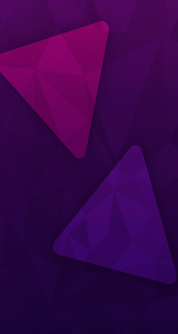 Purple Triangle iPhone Wallpapers - Top Free Purple Triangle iPhone ...