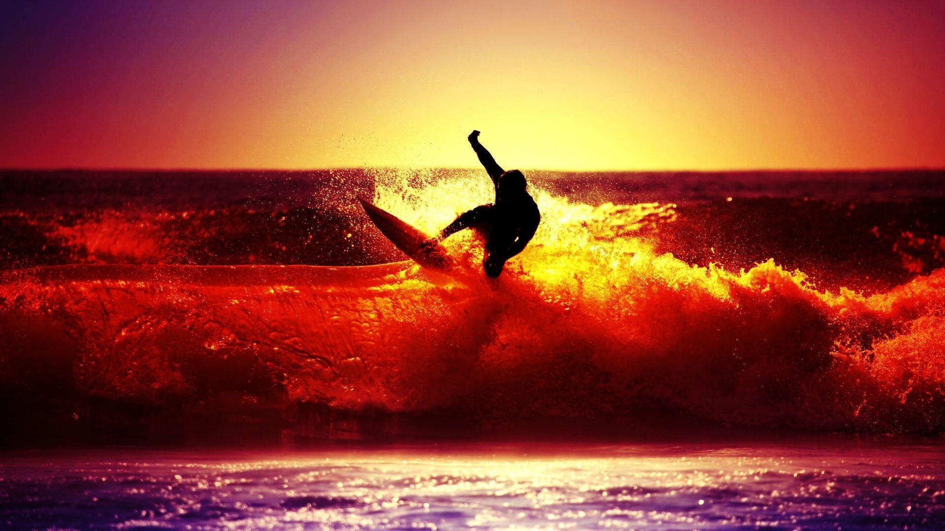 Surf Girl Sunset Wallpapers - Top Free Surf Girl Sunset Backgrounds ...